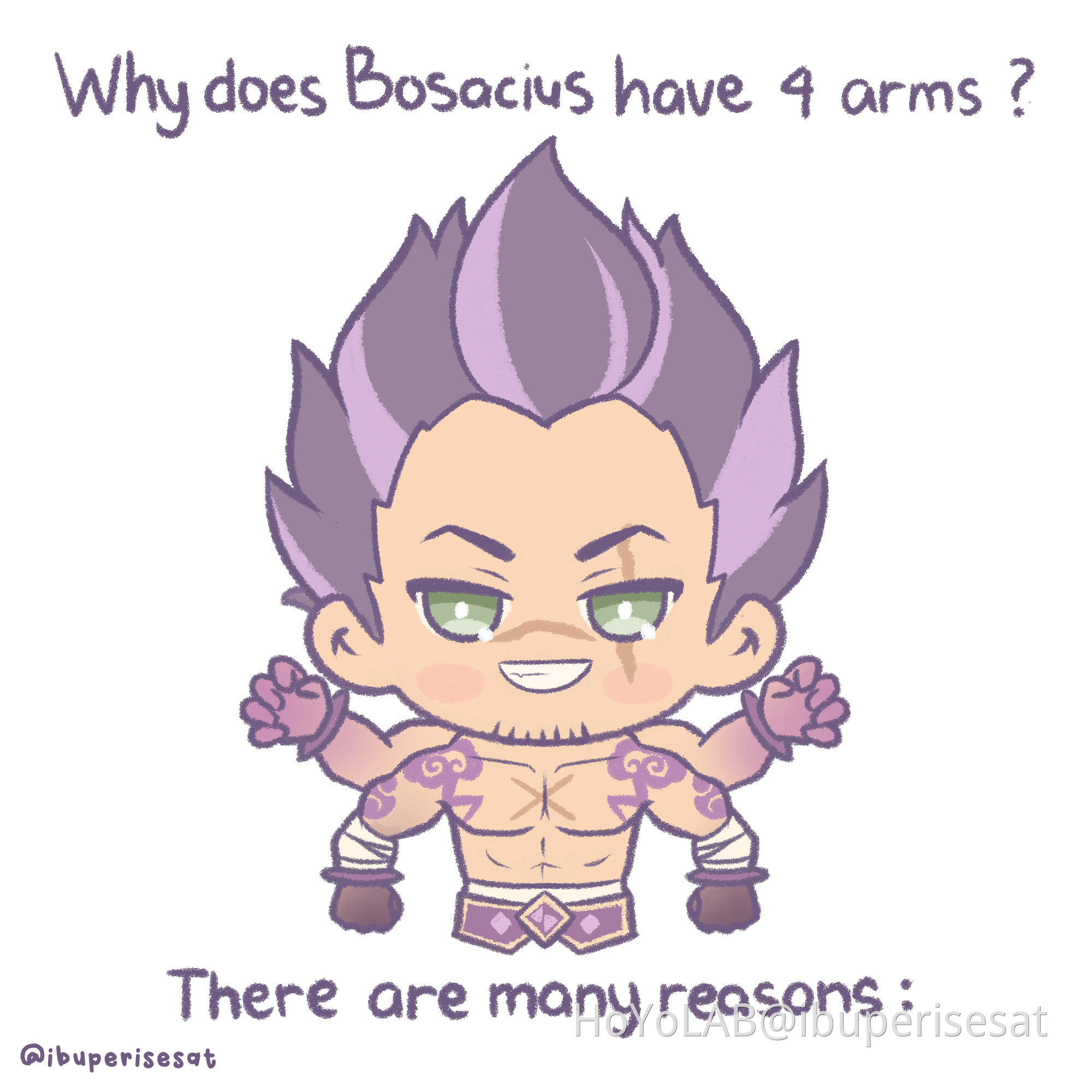 Why does Bosacius have 4 arms? Genshin Impact | HoYoLAB