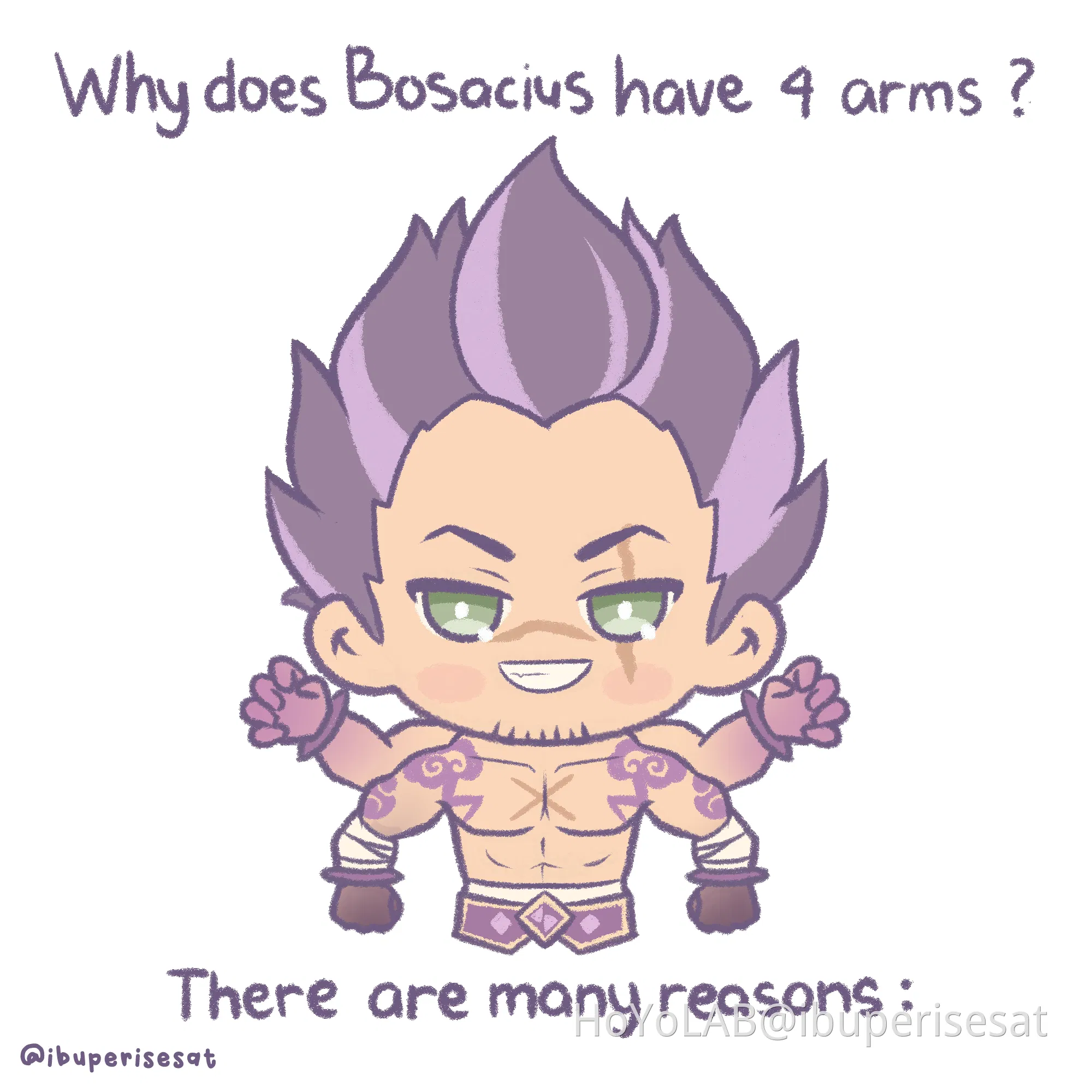 Why does Bosacius have 4 arms? Genshin Impact | HoYoLAB