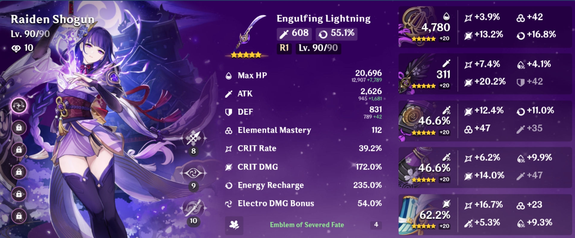 My Raiden Shogun Showcase Genshin Impact | HoYoLAB