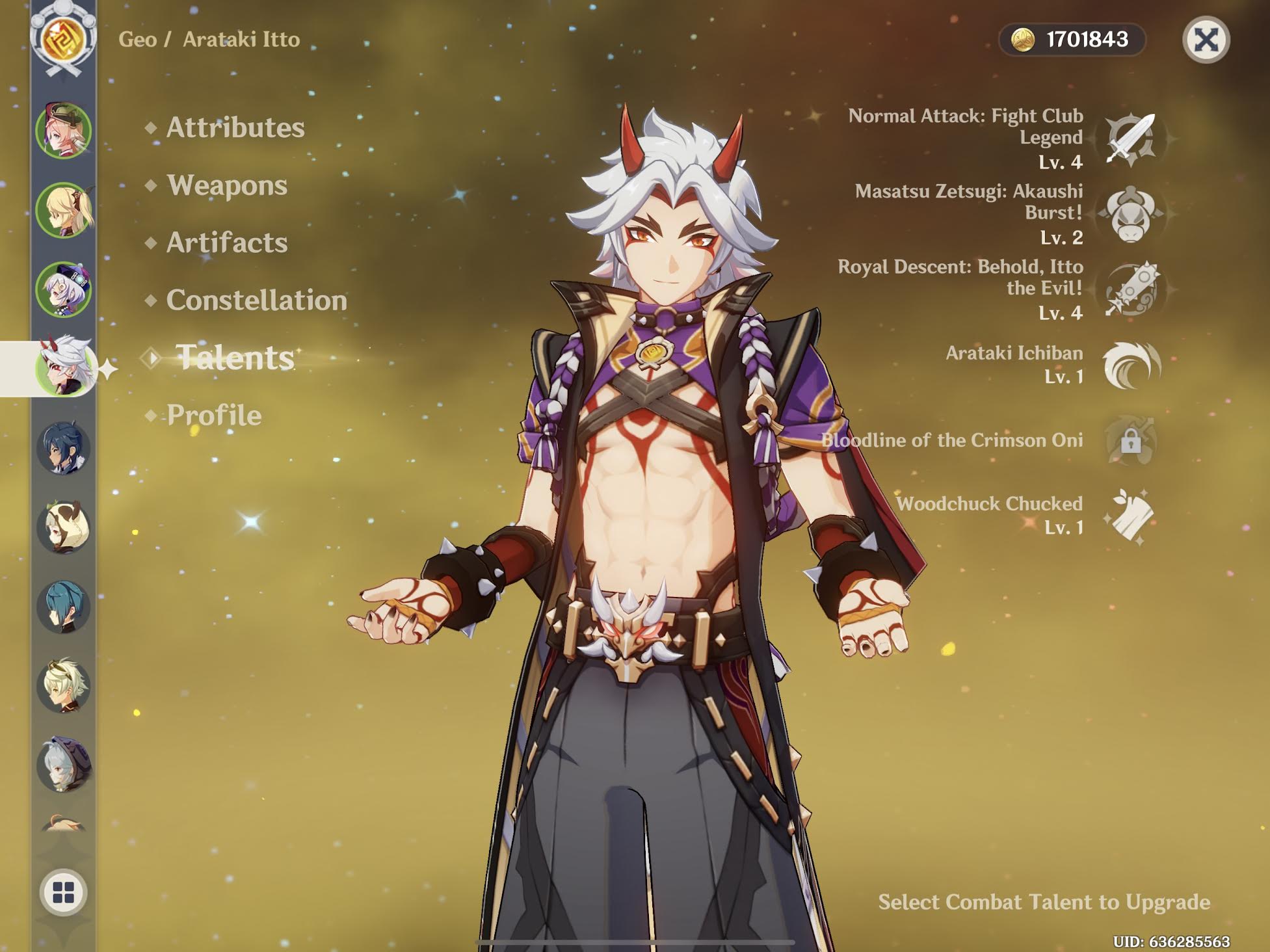 Itto build so far Genshin Impact | HoYoLAB