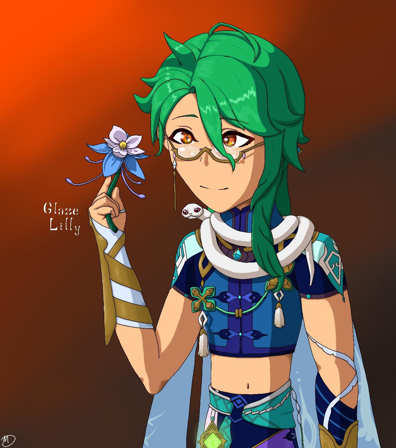 Baizhu Fan Art Genshin Impact | HoYoLAB