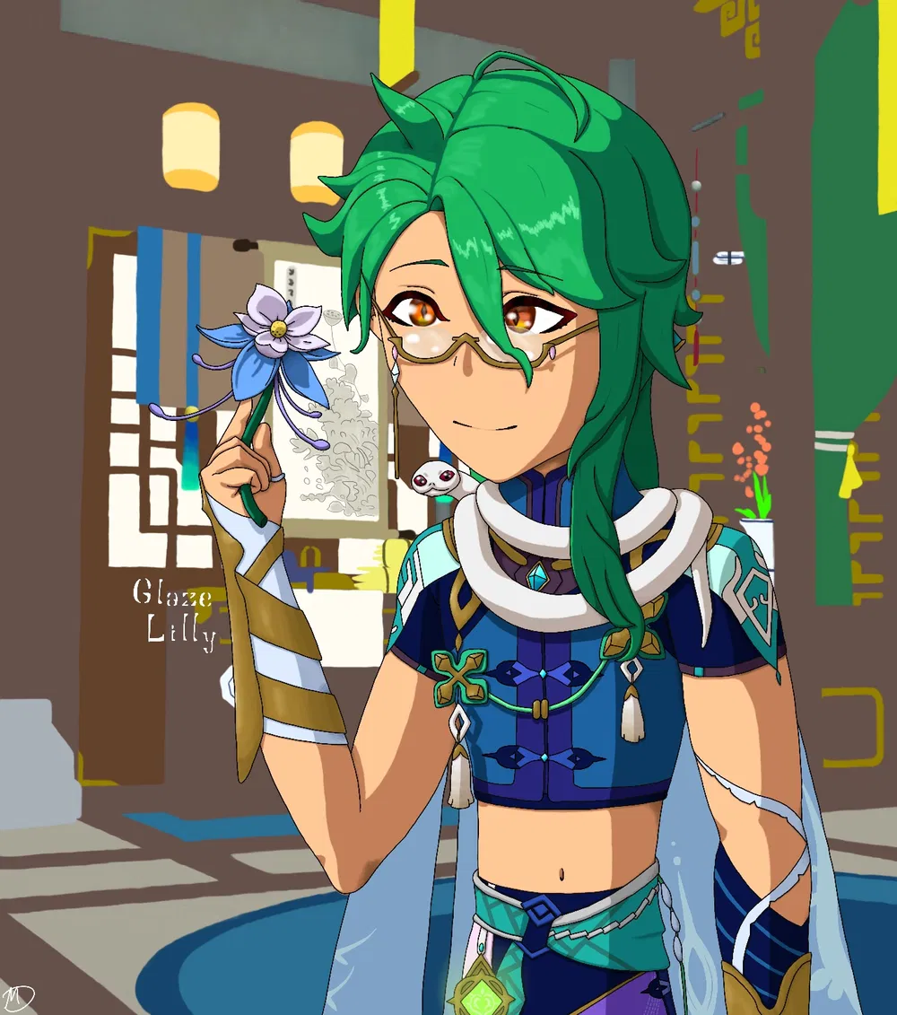 Baizhu Fan Art Genshin Impact | HoYoLAB