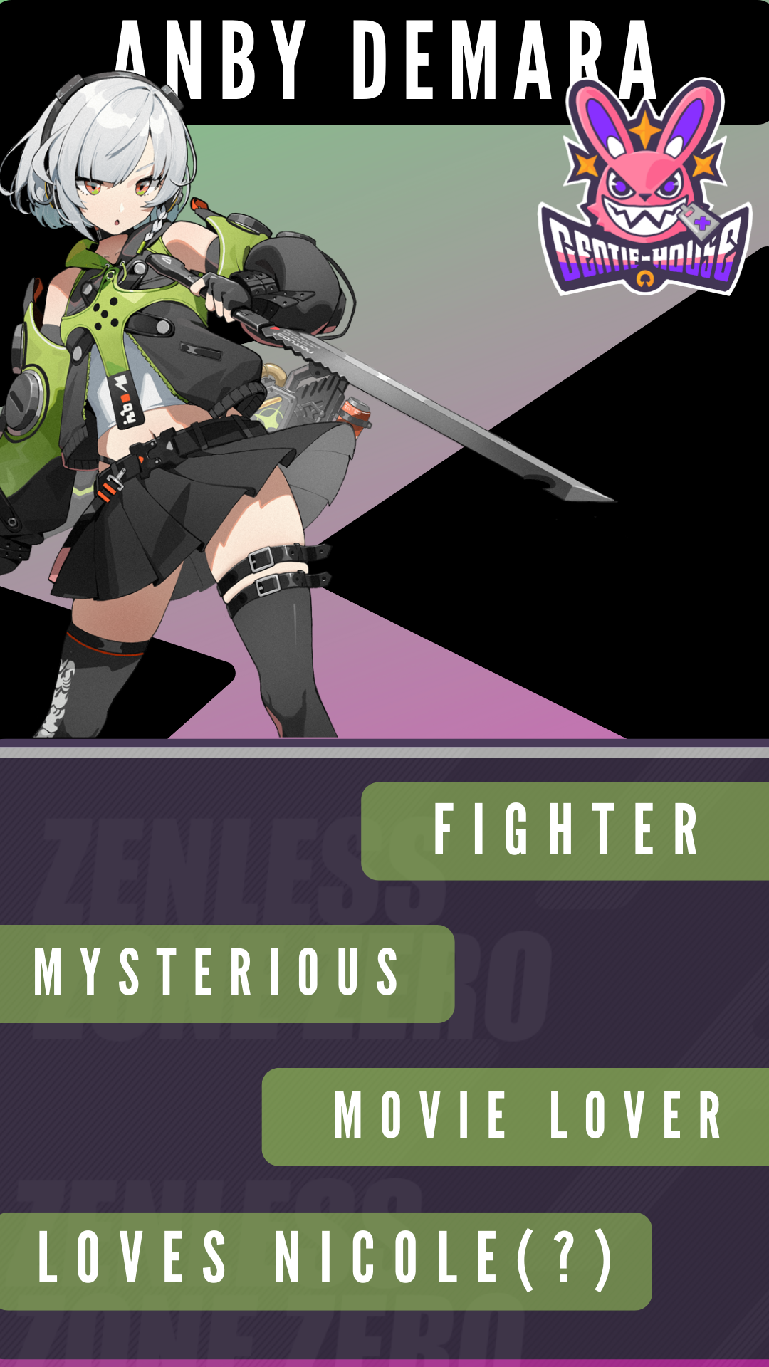 Anby Demara - Character Profile Zenless Zone Zero | HoYoLAB