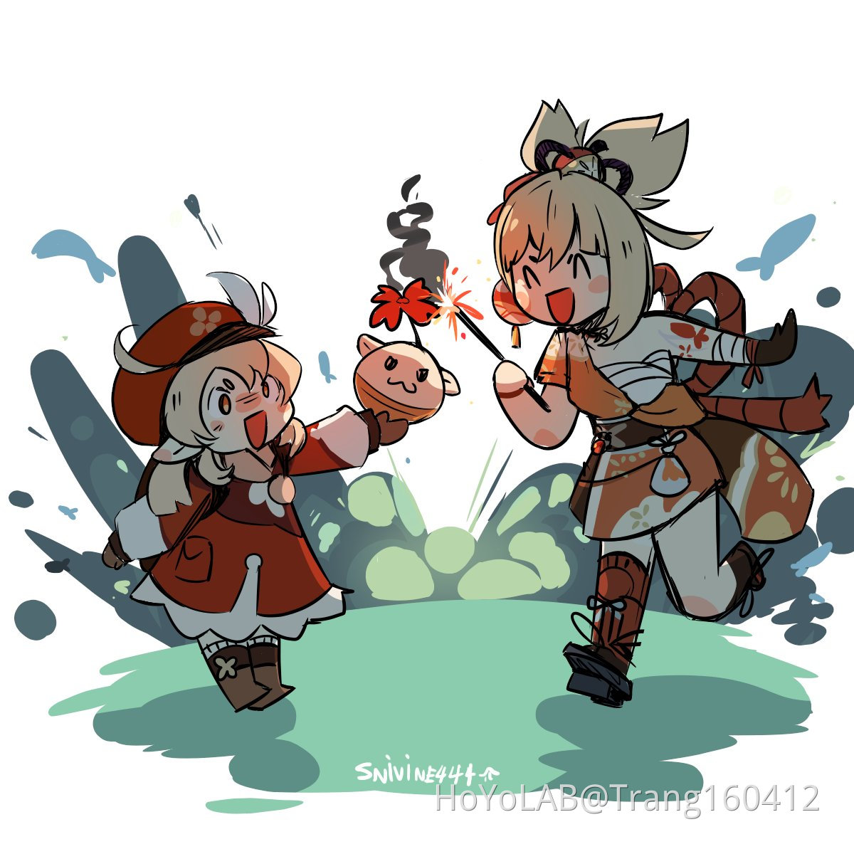 Klee và các onee chan ở Inazuma :)) Genshin Impact | HoYoLAB