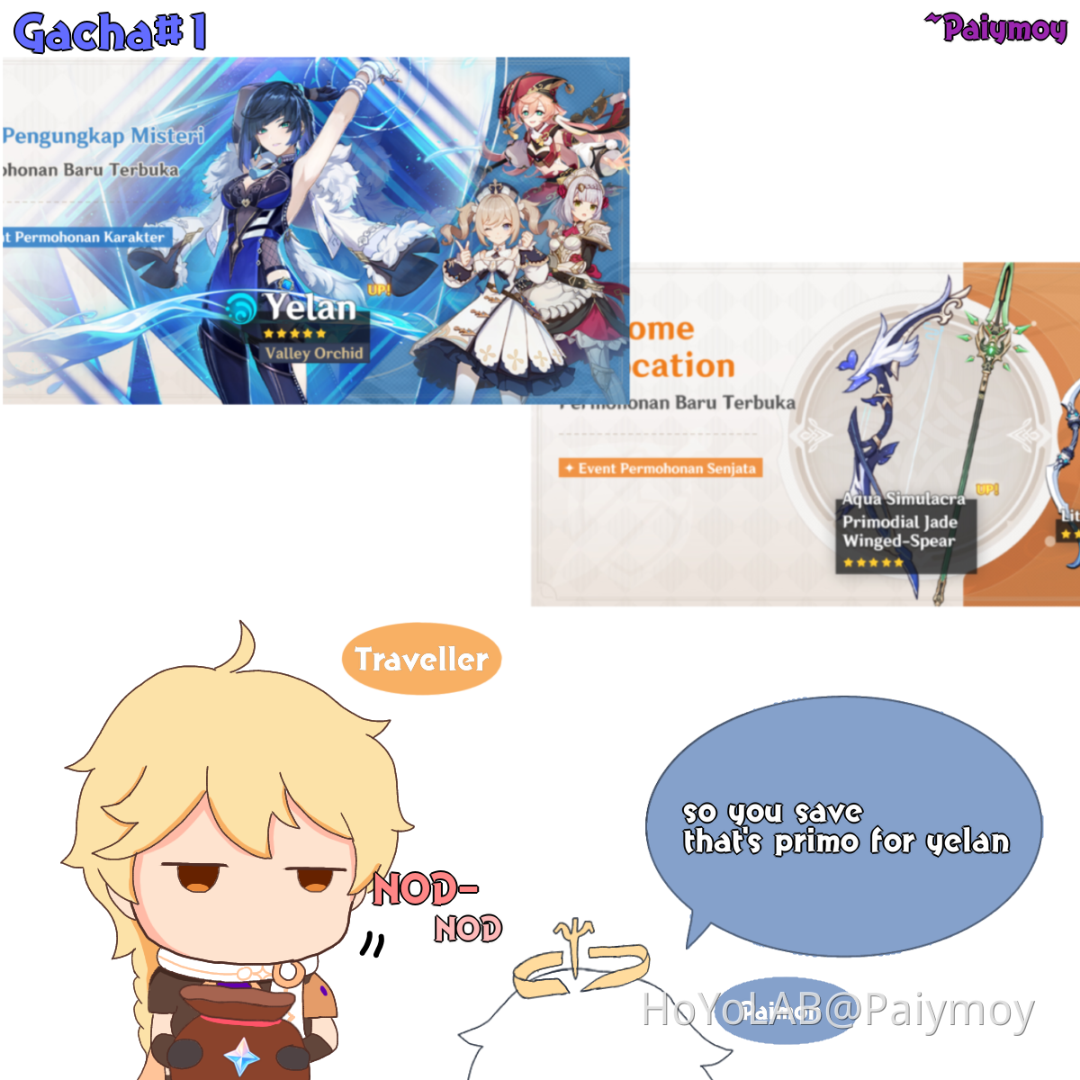Gacha in Yelan Banner Genshin Impact | HoYoLAB