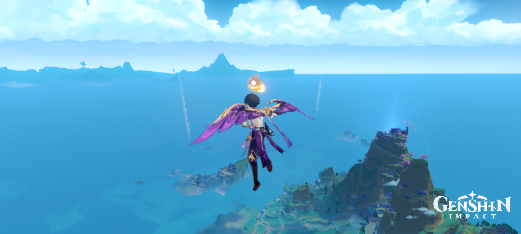 gliding in inazuma sky | Genshin Impact | HoYoLAB