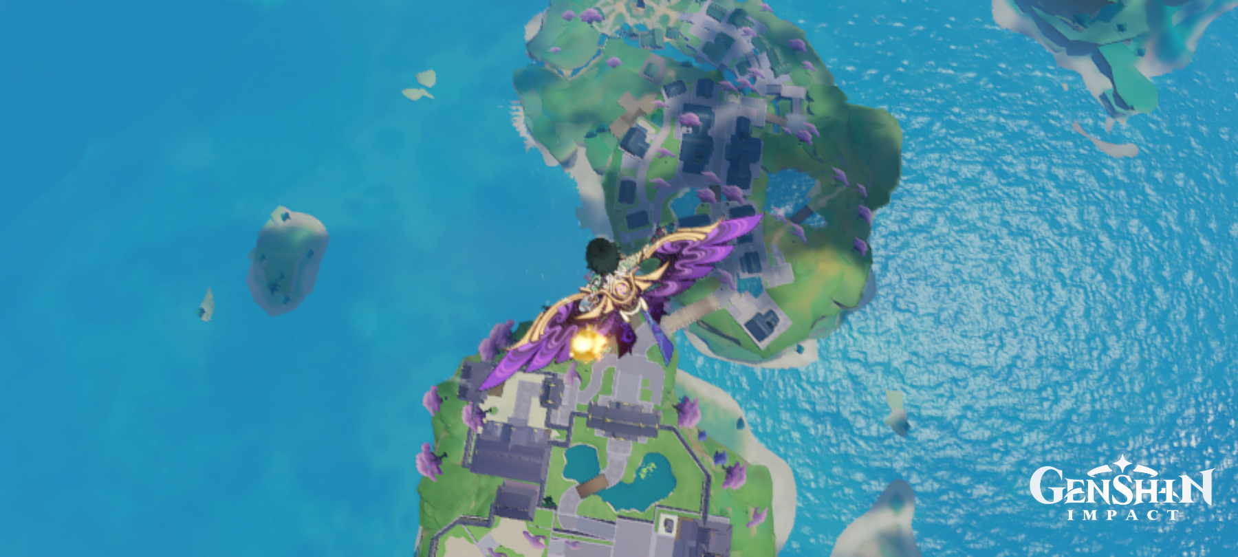 gliding in inazuma sky | Genshin Impact | HoYoLAB