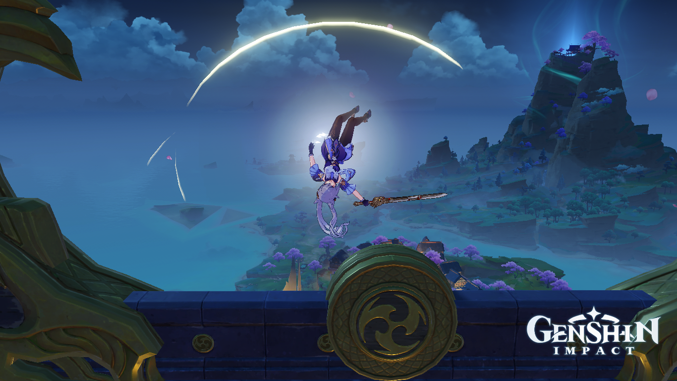 just some of Keqing's normal attacks Genshin Impact | HoYoLAB