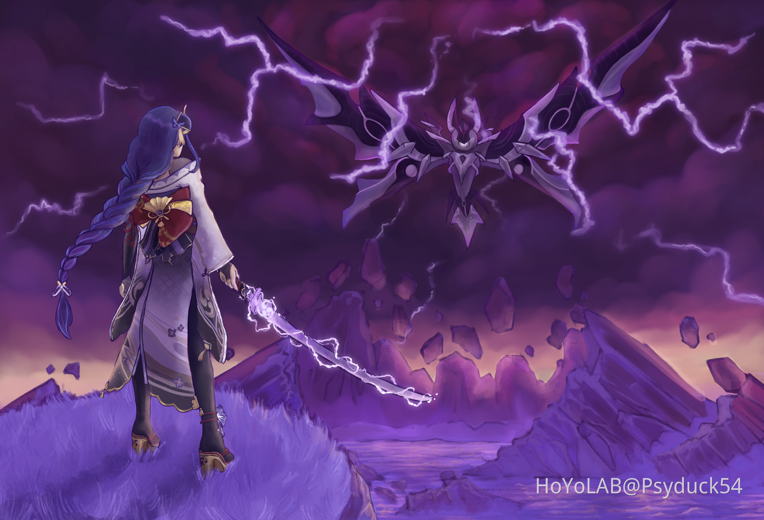 Raiden fanart ~~ Genshin Impact | HoYoLAB