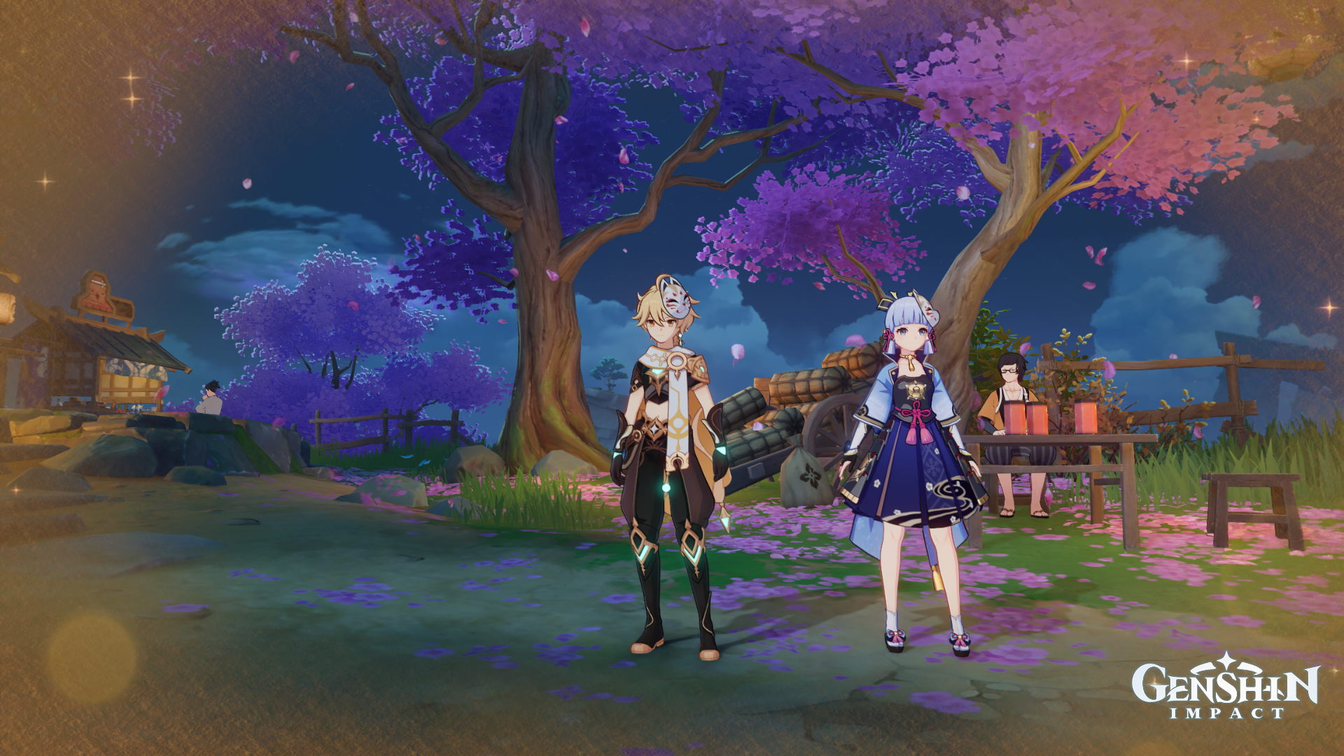 Cita de Ayaka y Aether en el Festival de Inazuma Genshin Impact | HoYoLAB