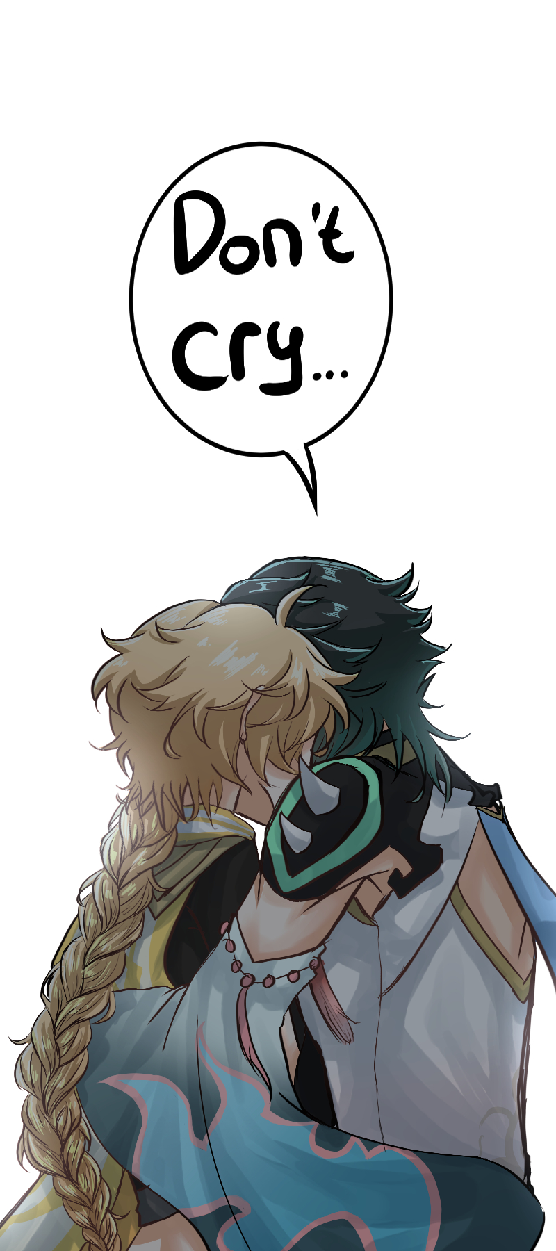 Traveler after xiao sacrificed himself (seriously, treasure yourself ...