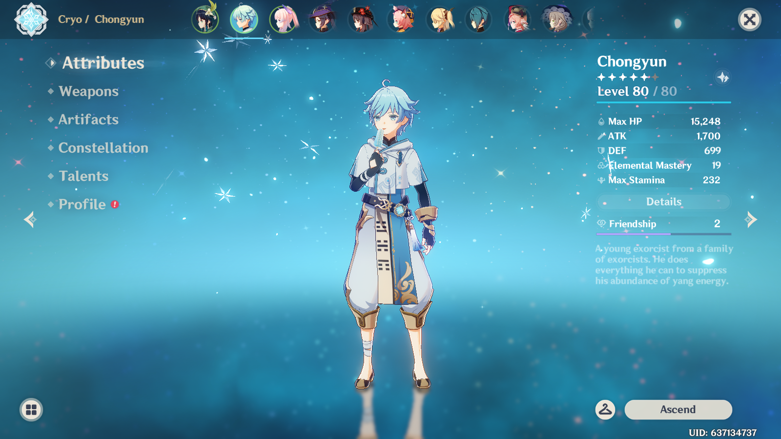 Finally Started Building a Cryo Character Genshin Impact | HoYoLAB