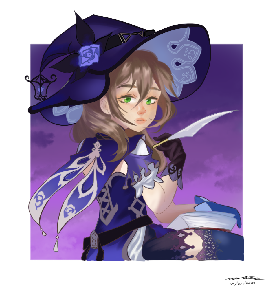 Lisa portraited Genshin Impact | HoYoLAB