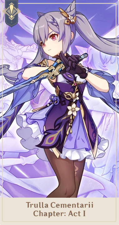 Keqing Story Card with a few Minor Updates! Genshin Impact | HoYoLAB