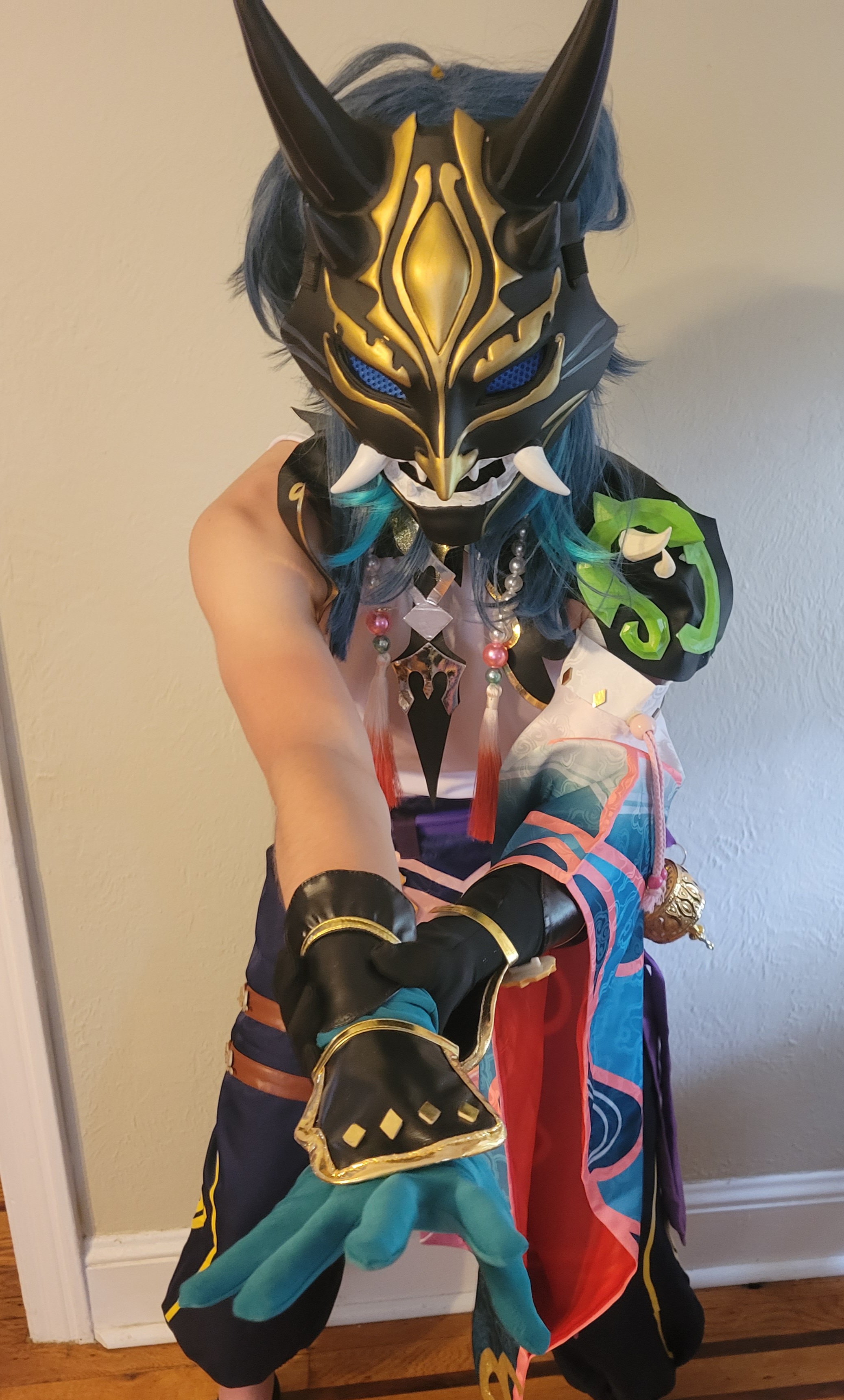 Xiao Cosplay for Anime NYC, ready to go!! Genshin Impact | HoYoLAB