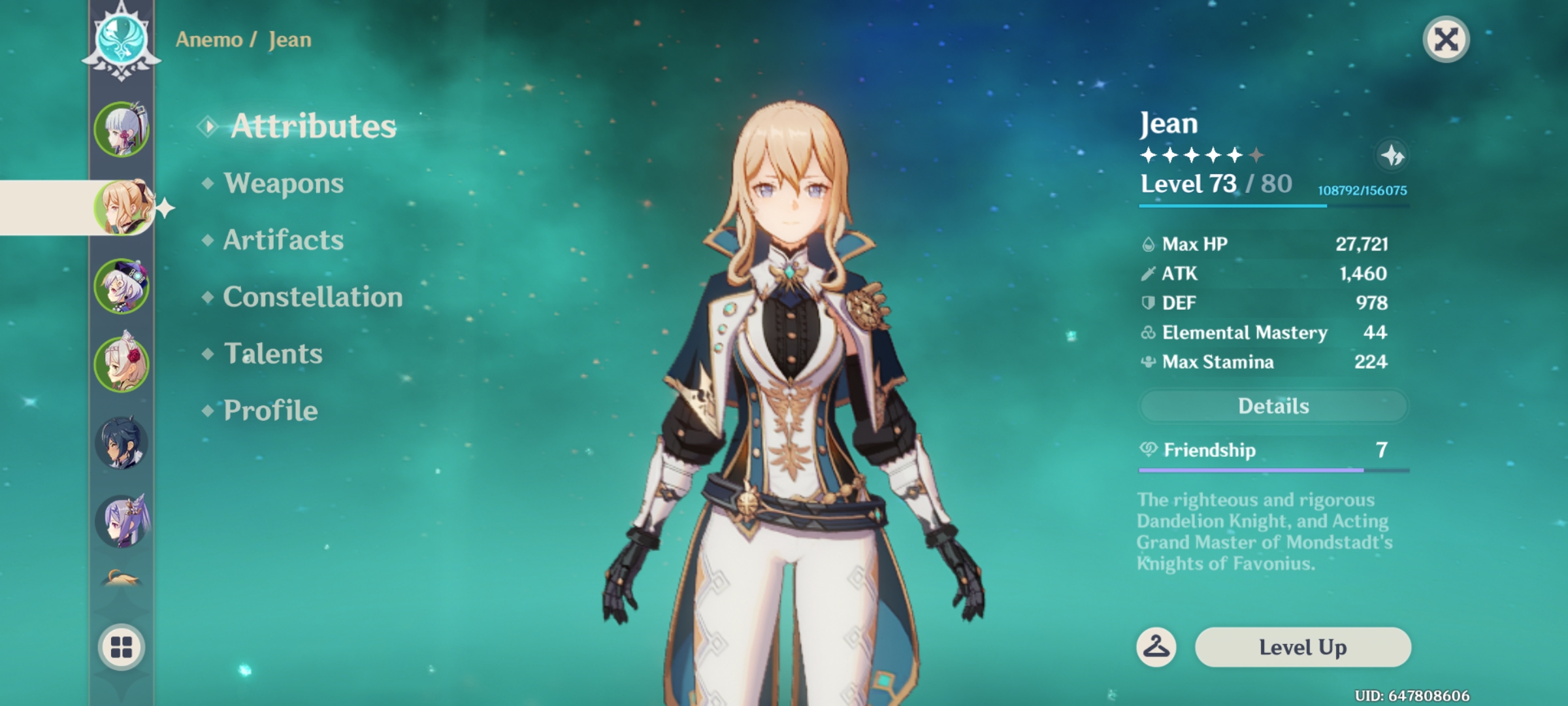 Jean main I love her ( •ᴗ• ) Genshin Impact | HoYoLAB