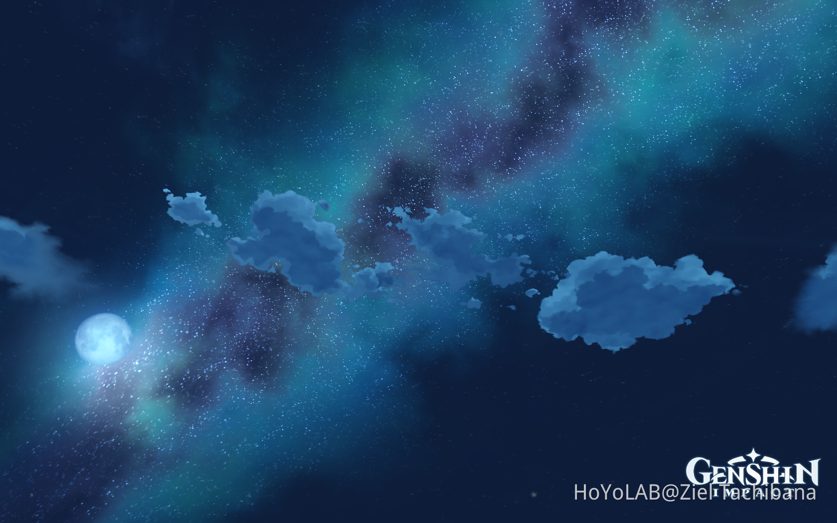 Starry night sky Genshin Impact | HoYoLAB