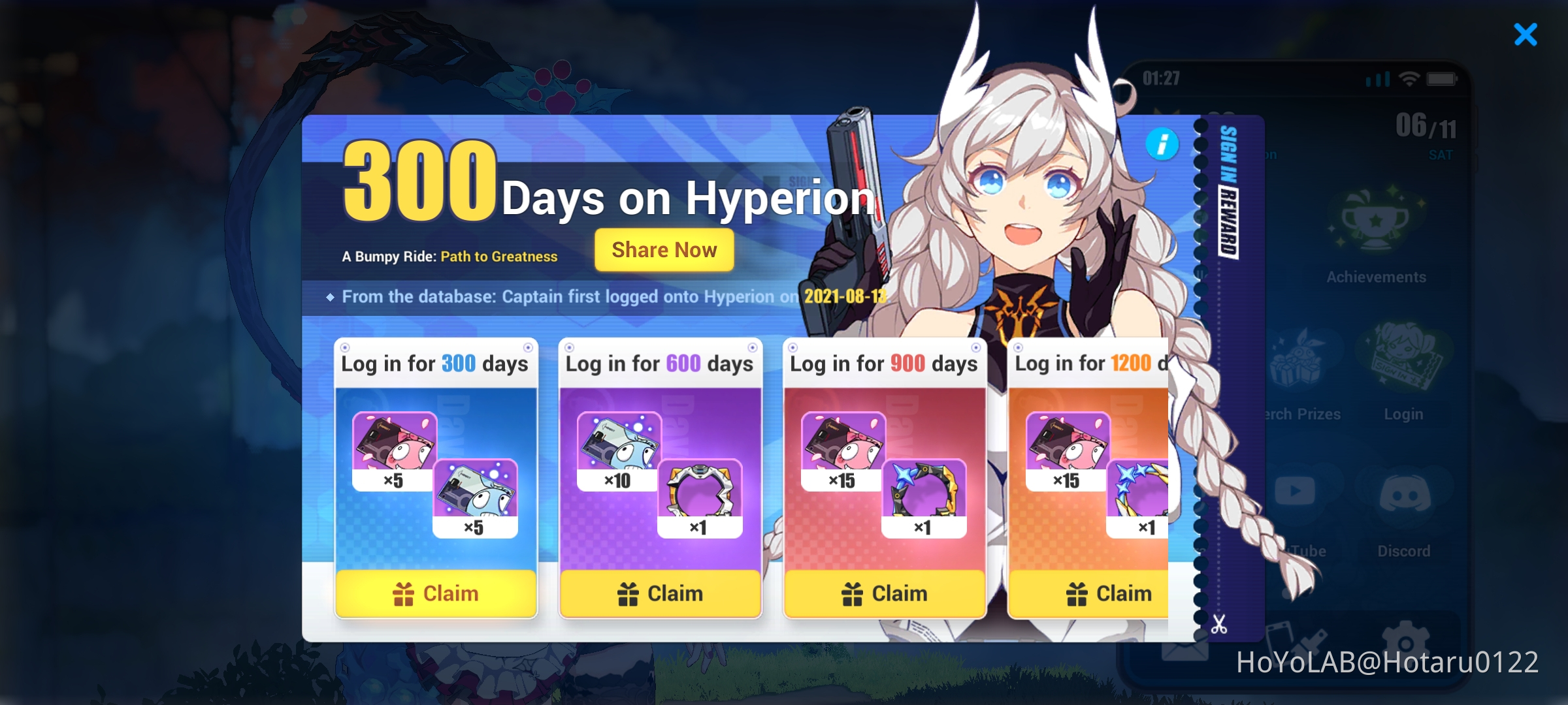 Happy 300 days Honkai Impact 3rd | HoYoLAB