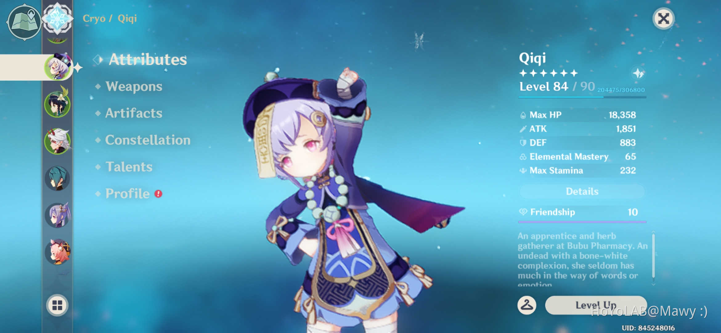 level 90 qiqi!! | Genshin Impact | HoYoLAB