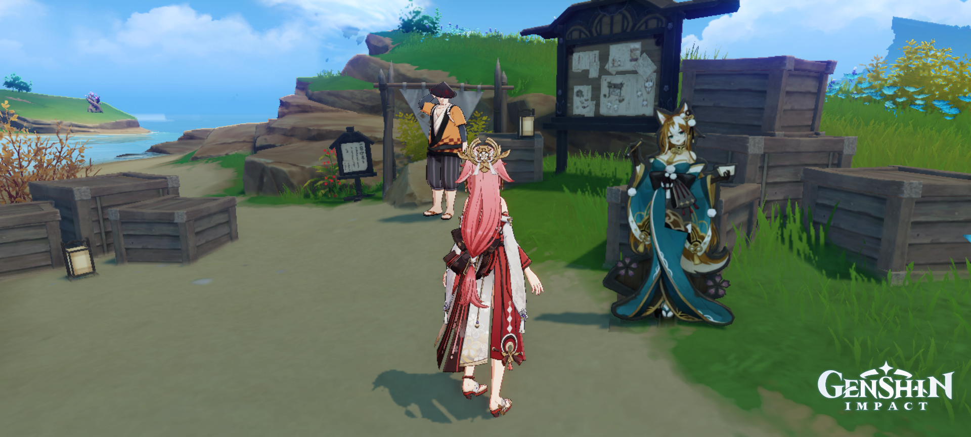 I thought Gorou is standing in Miss Hina dress. Genshin Impact | HoYoLAB