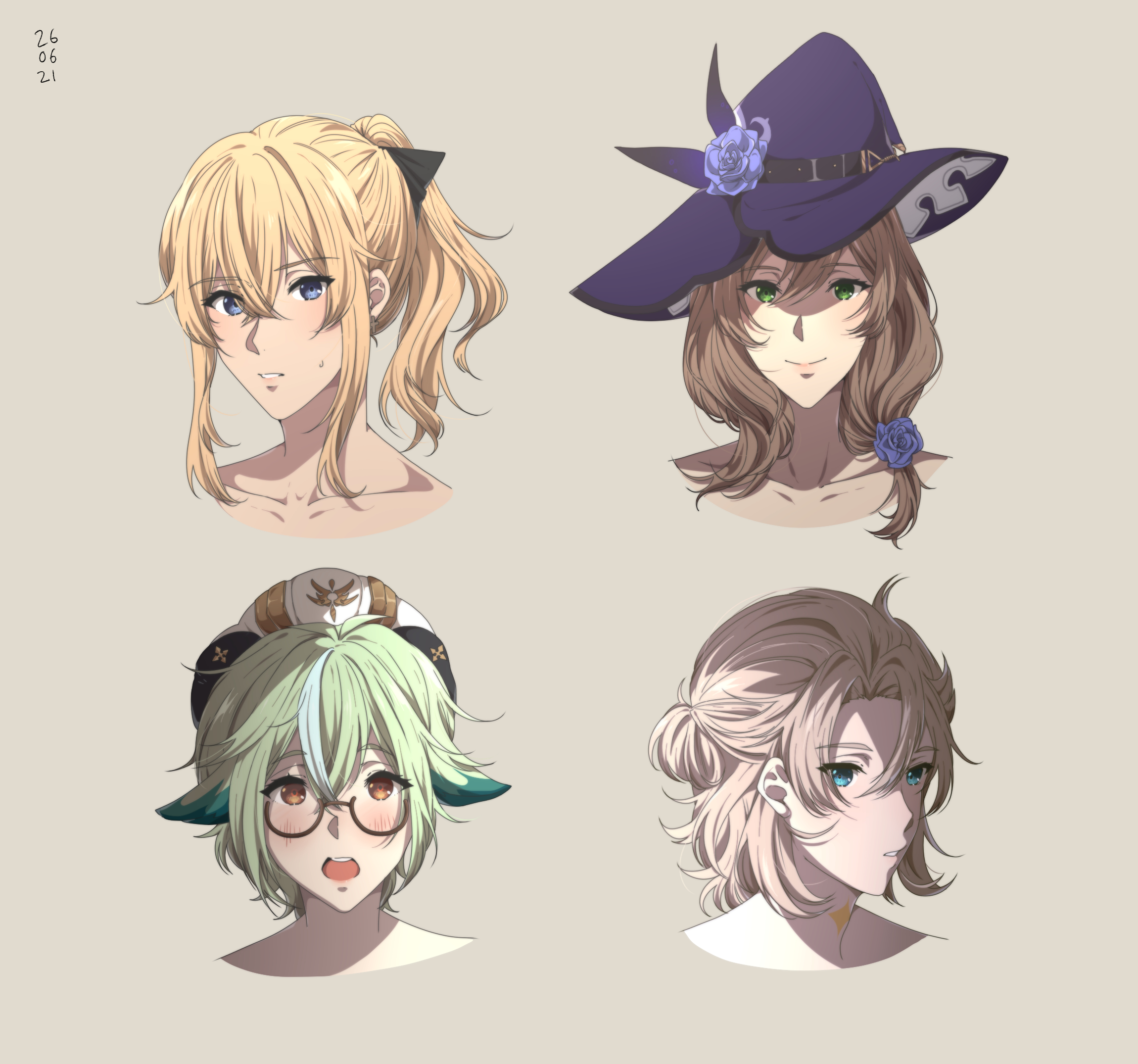 some mond characters that i wish i could draw more Genshin Impact | HoYoLAB