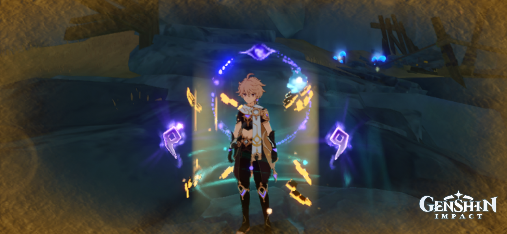 Aether receives powers from archons Genshin Impact | HoYoLAB