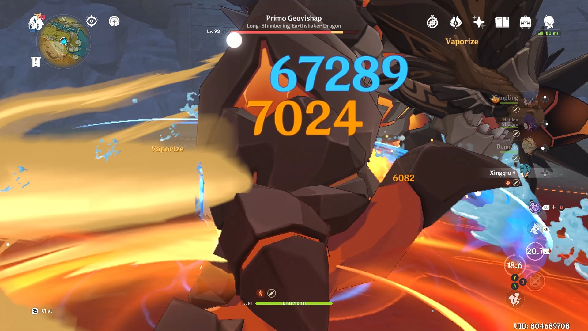 Rational Team Xingqiu - R1 Skyward Blade vs. R1 Mistsplitter Reforged ...