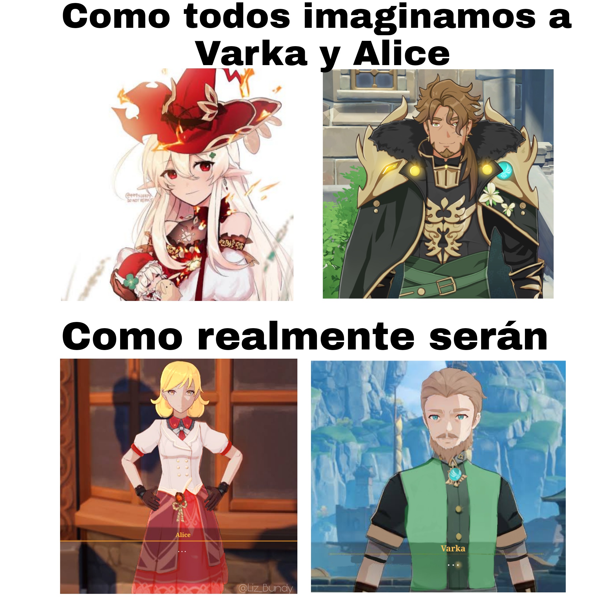 Como todos imaginamos que serán Varka y Alice Genshin Impact | HoYoLAB