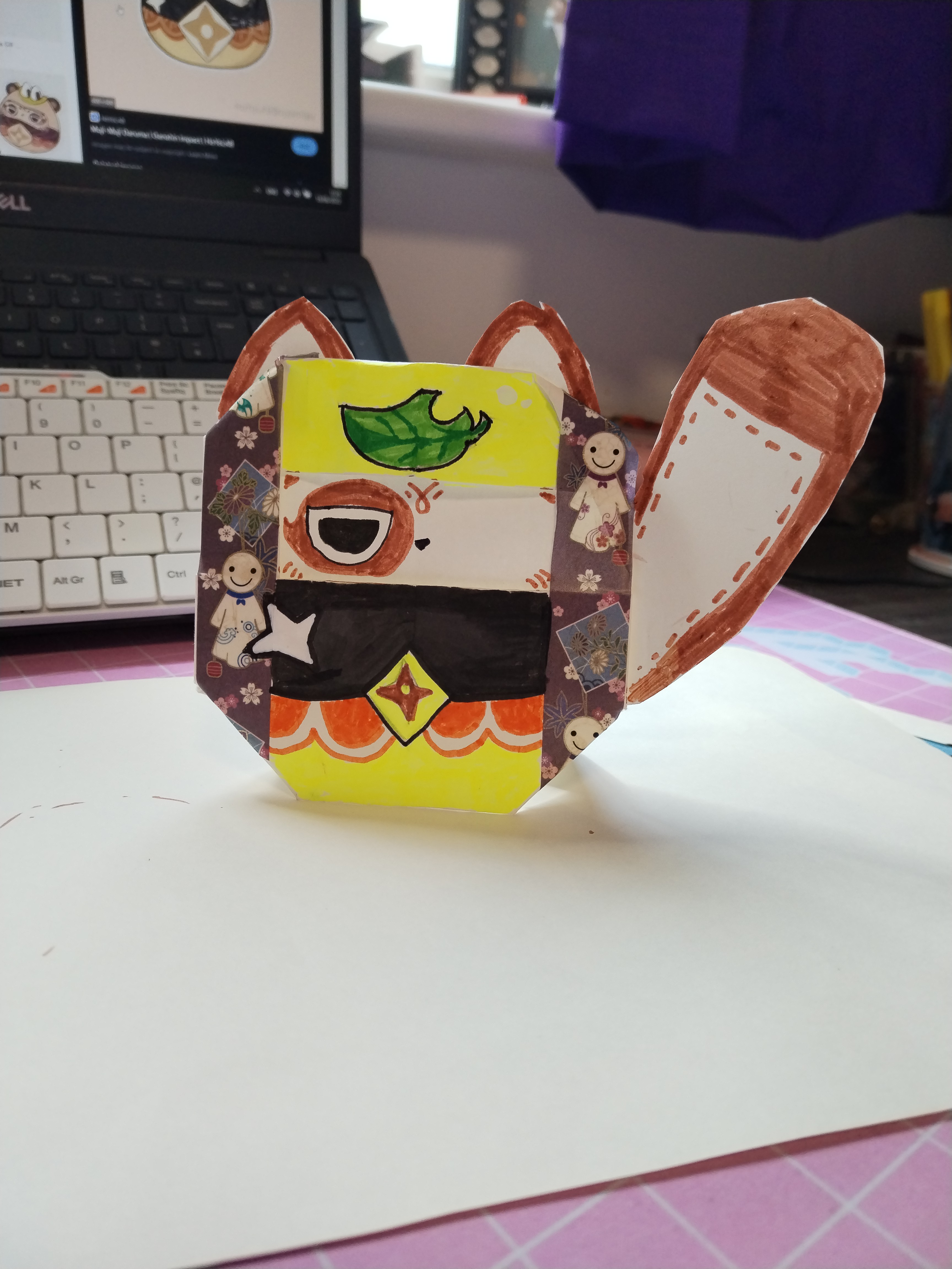 Origami Muji Muji Daruma! Genshin Impact | HoYoLAB