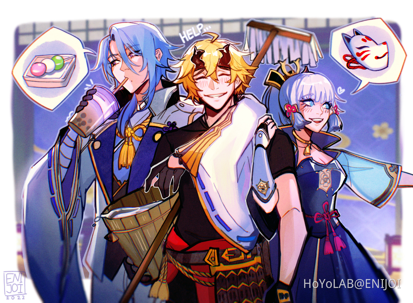 Kamisato Family Genshin Impact | HoYoLAB