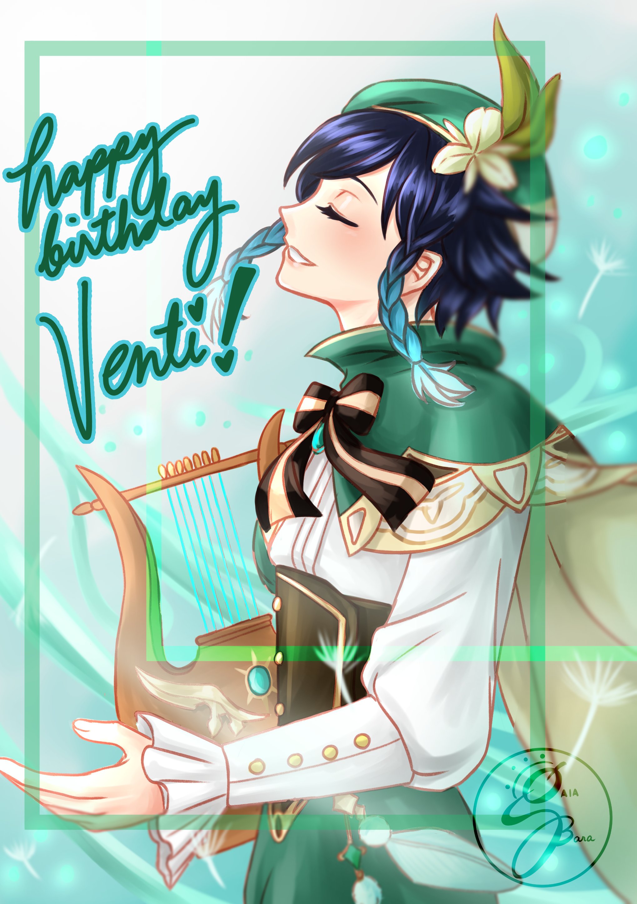 Happy Birthday Venti Genshin Impact | HoYoLAB