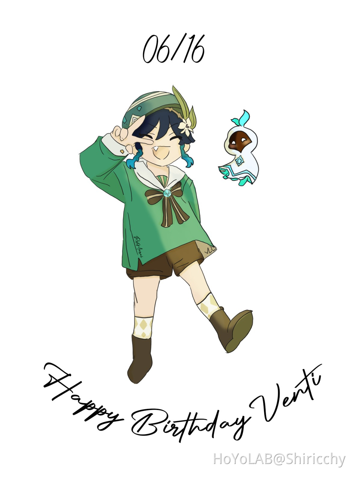 happy bday Venti Genshin Impact | HoYoLAB