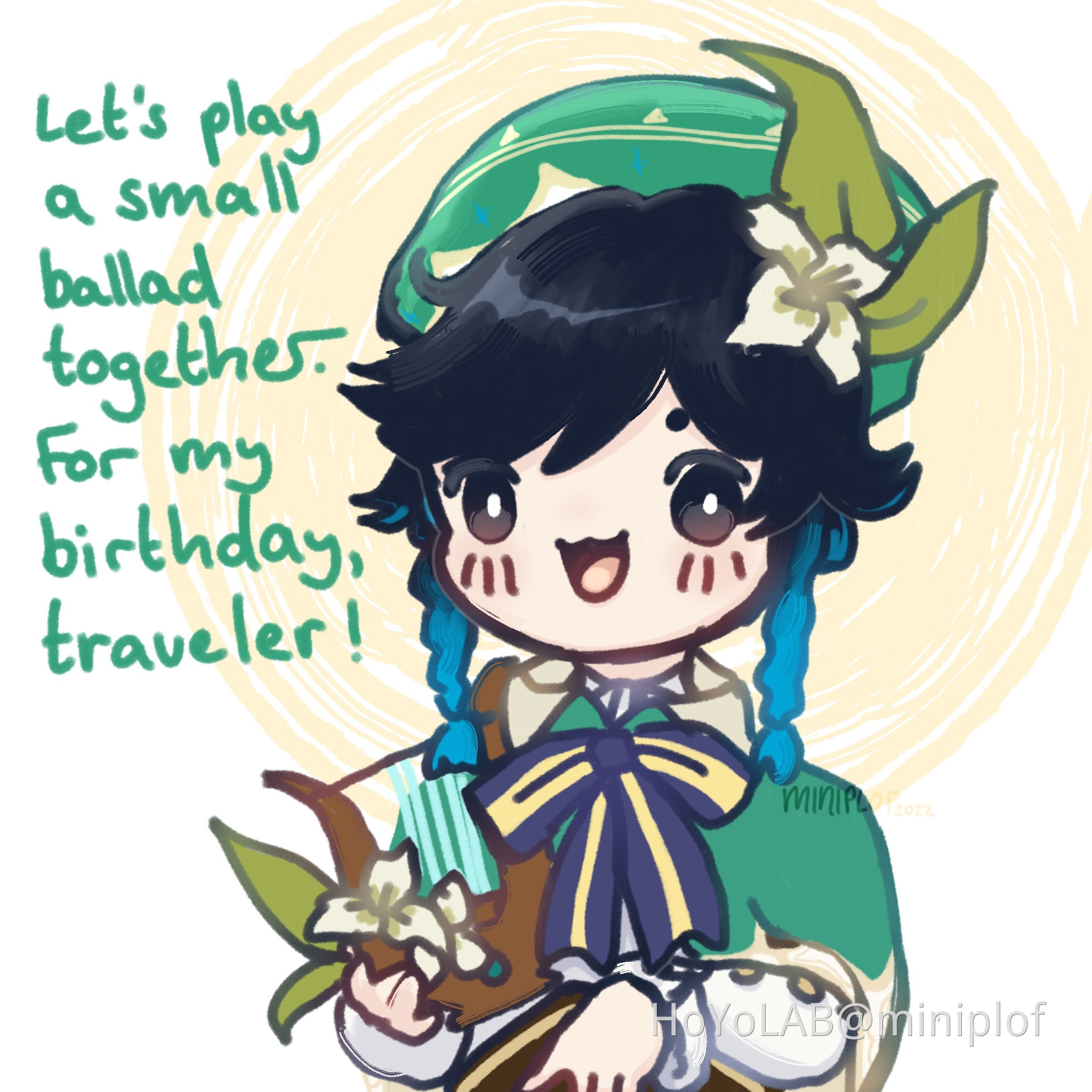 Birthday Bard♡ Genshin Impact | HoYoLAB