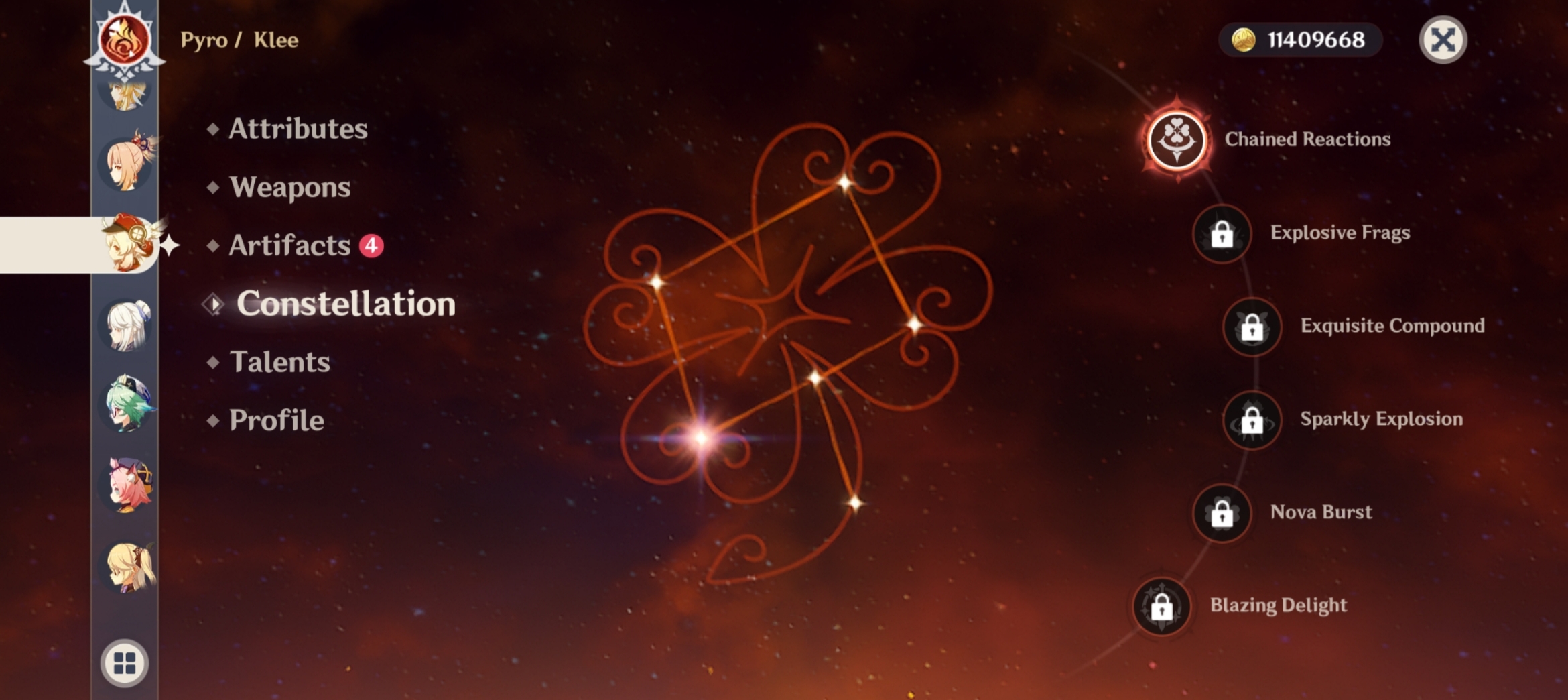 My character constellation | Genshin Impact | HoYoLAB