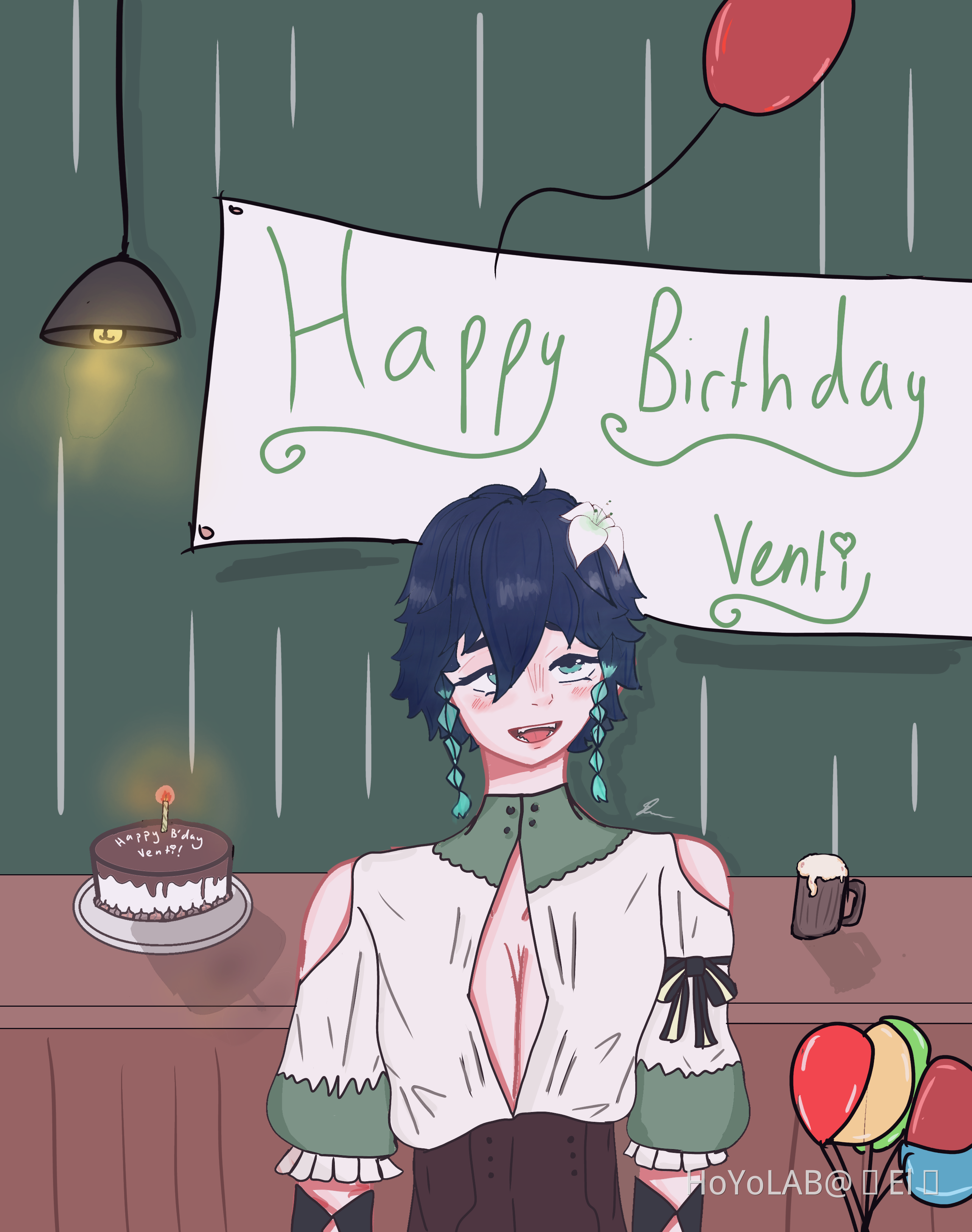 Happy birthday Venti!!!! Genshin Impact | HoYoLAB