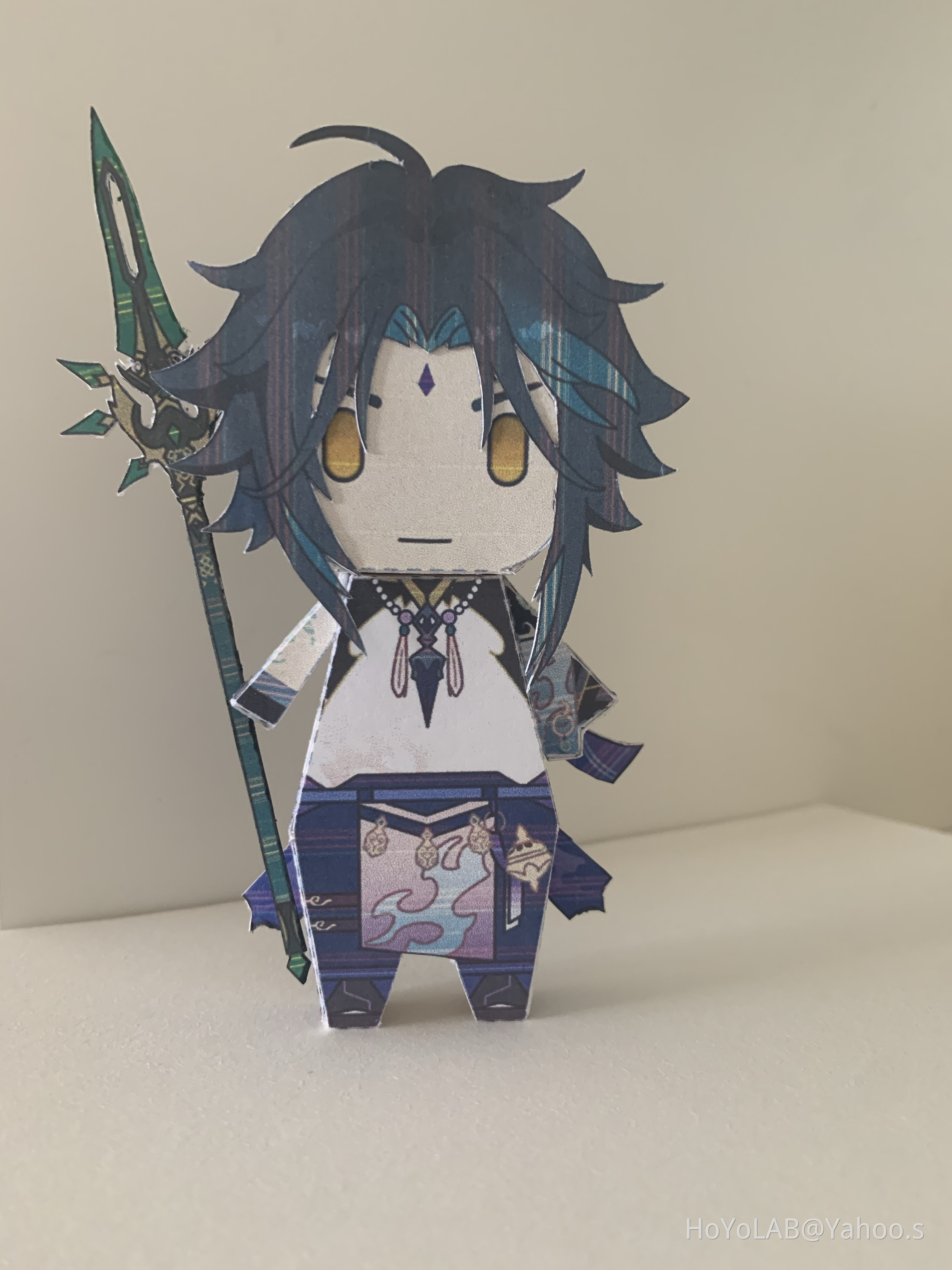 Paper figure Xiao | Genshin Impact | HoYoLAB