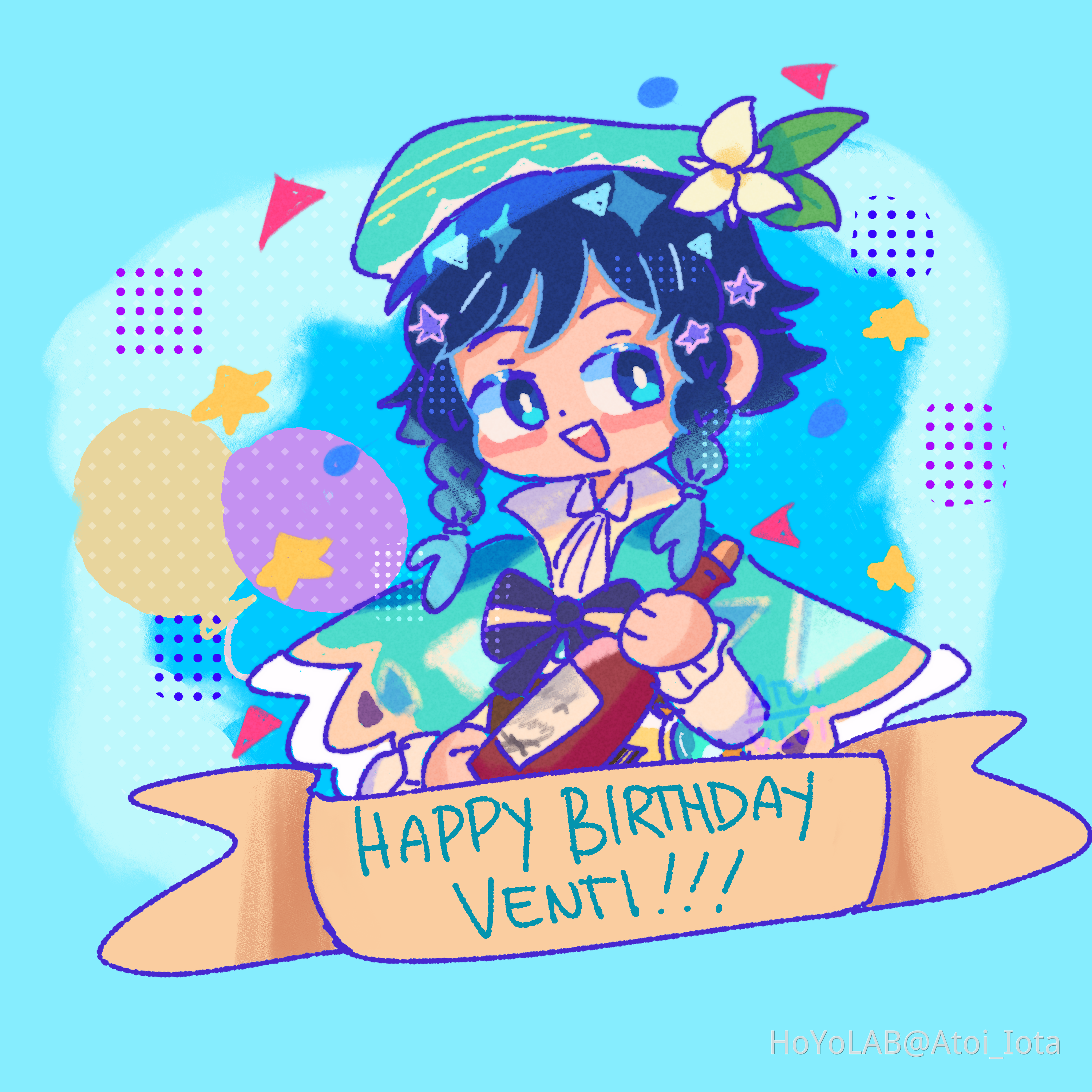 Happy birthday venti!! Genshin Impact | HoYoLAB