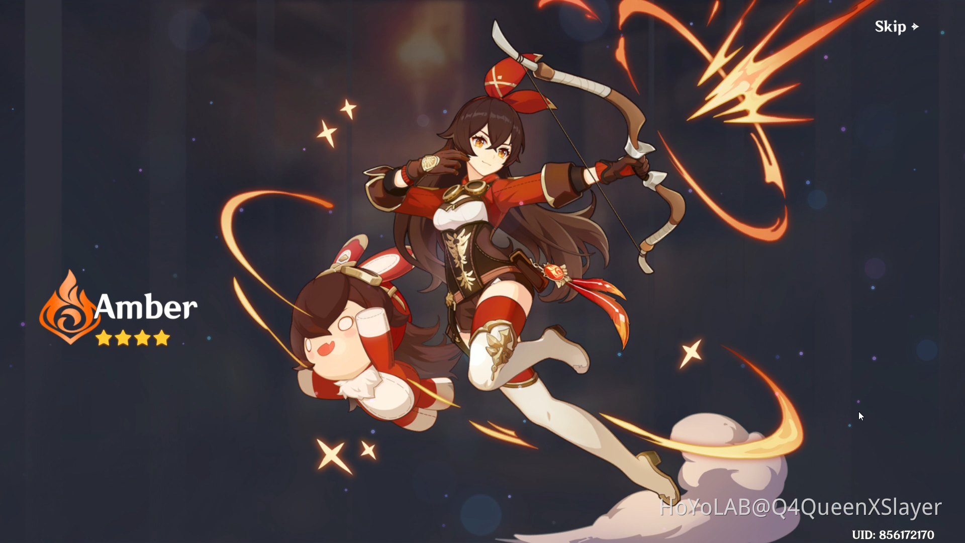 Amber Standard Wish 10 pulls Genshin Impact | HoYoLAB