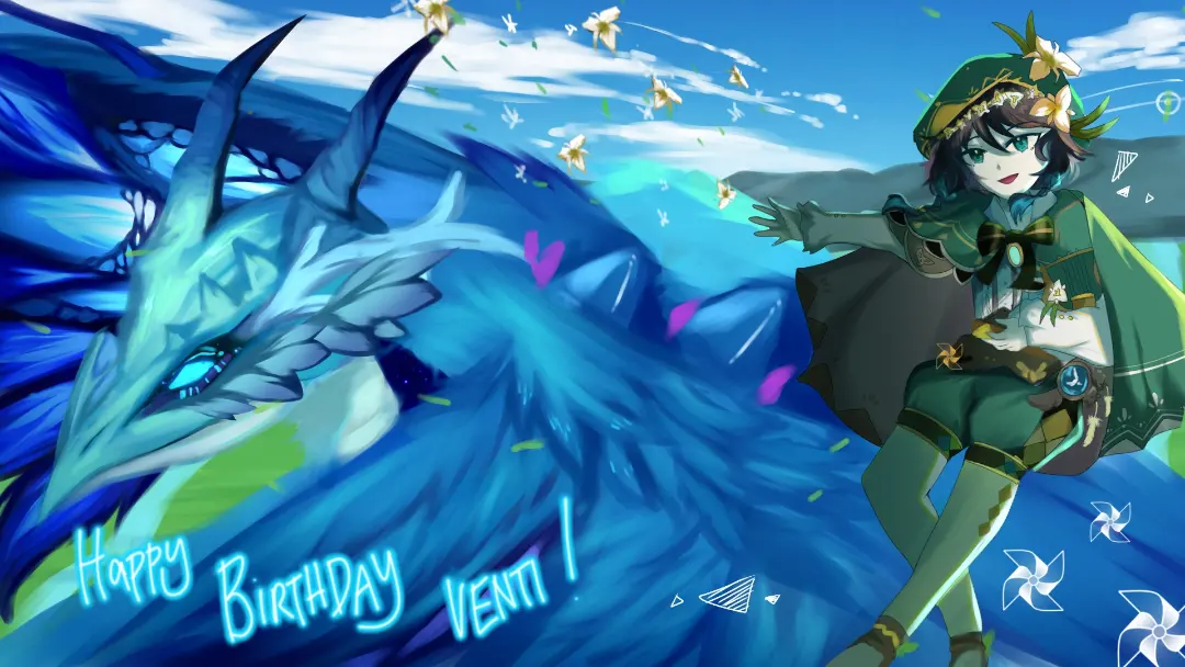 Happy Birthday Venti! Genshin Impact | HoYoLAB