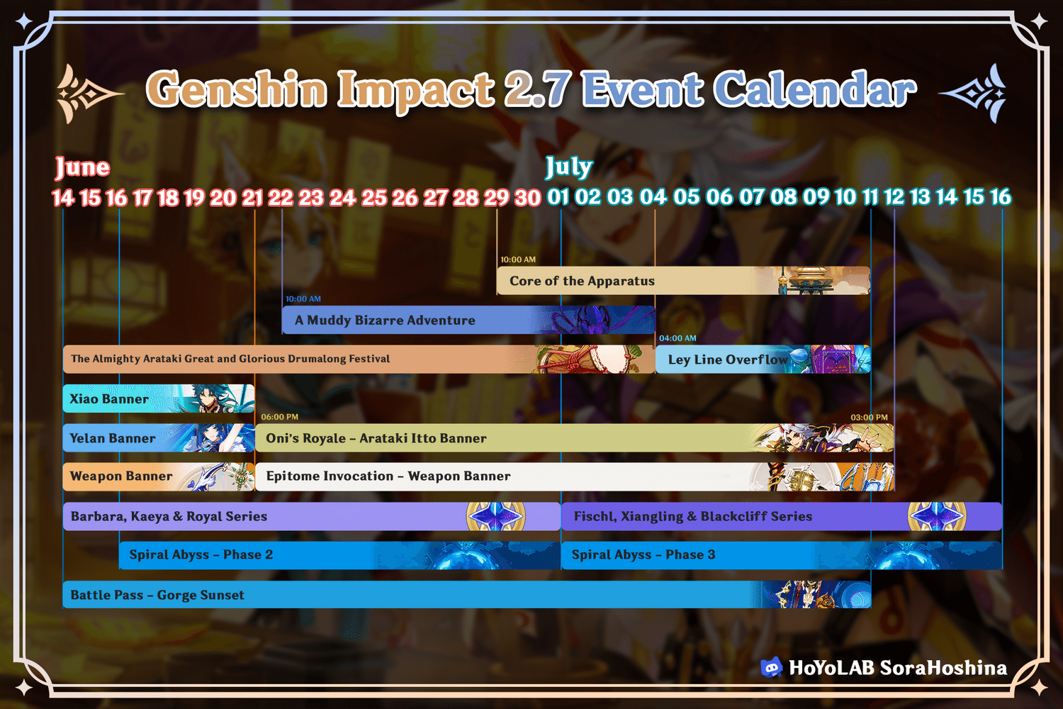 [V2.7] Genshin Impact 2.7 Event Calendar (Phase 2) Genshin Impact | HoYoLAB