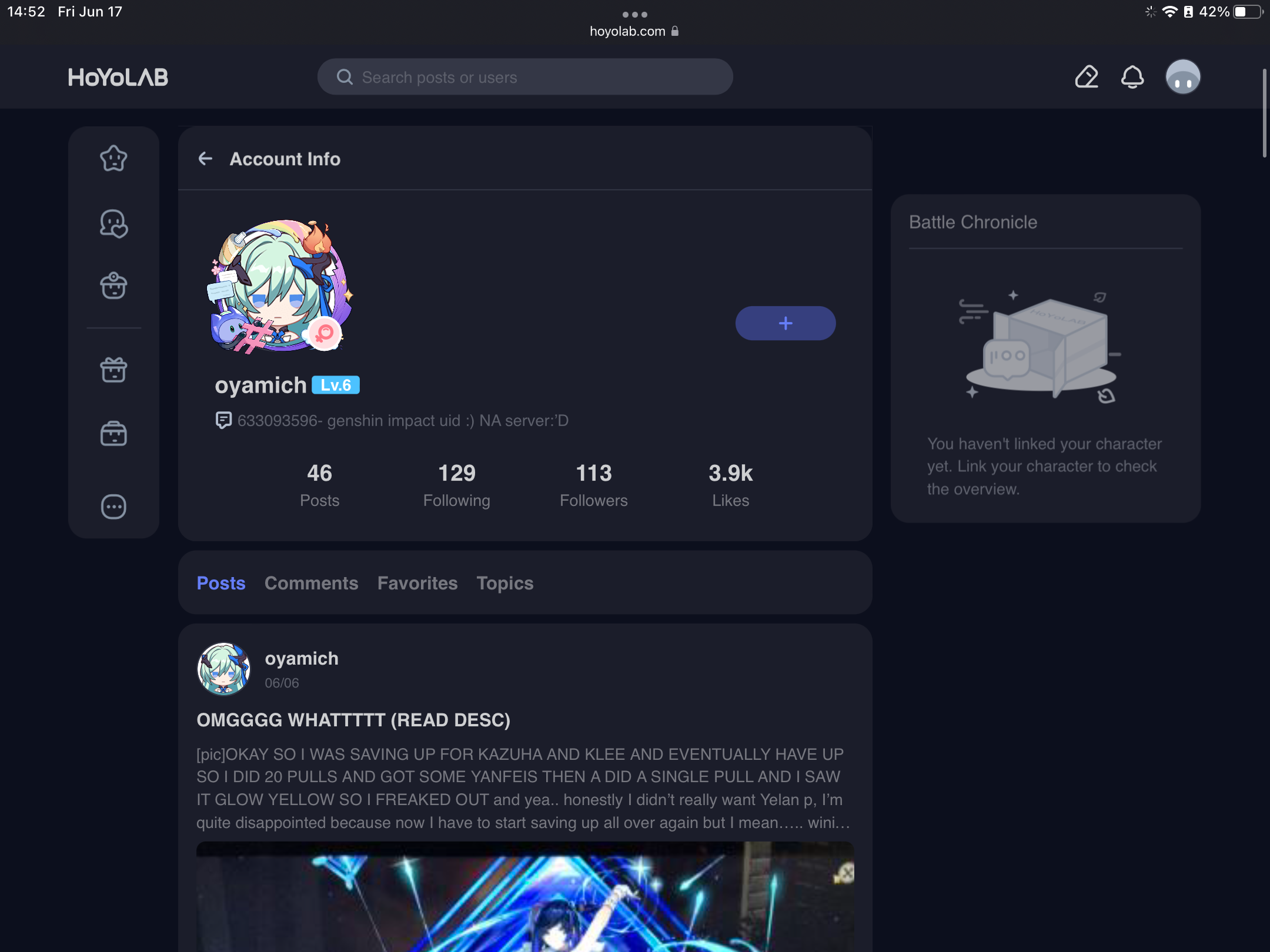 Hello Genshin Impact | HoYoLAB