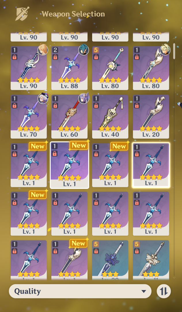 So Many Sacrificial Sword Now Genshin Impact | HoYoLAB