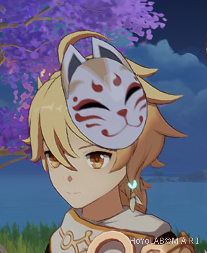 they should let us keep the masks on him Genshin Impact | HoYoLAB
