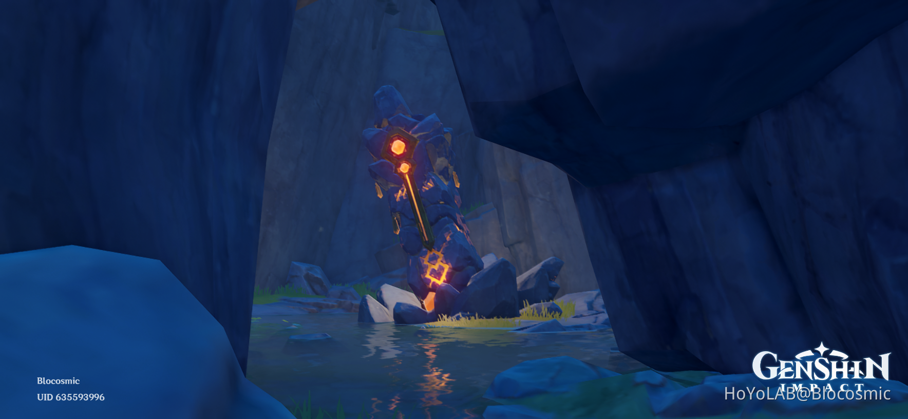 As someone who love taking pictures, the chasm is perfect Genshin ...