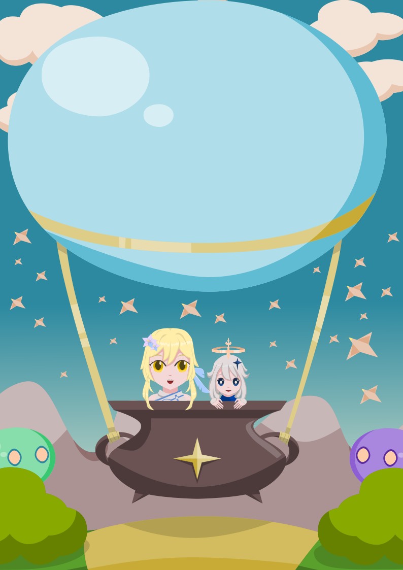 Flying together Genshin Impact | HoYoLAB