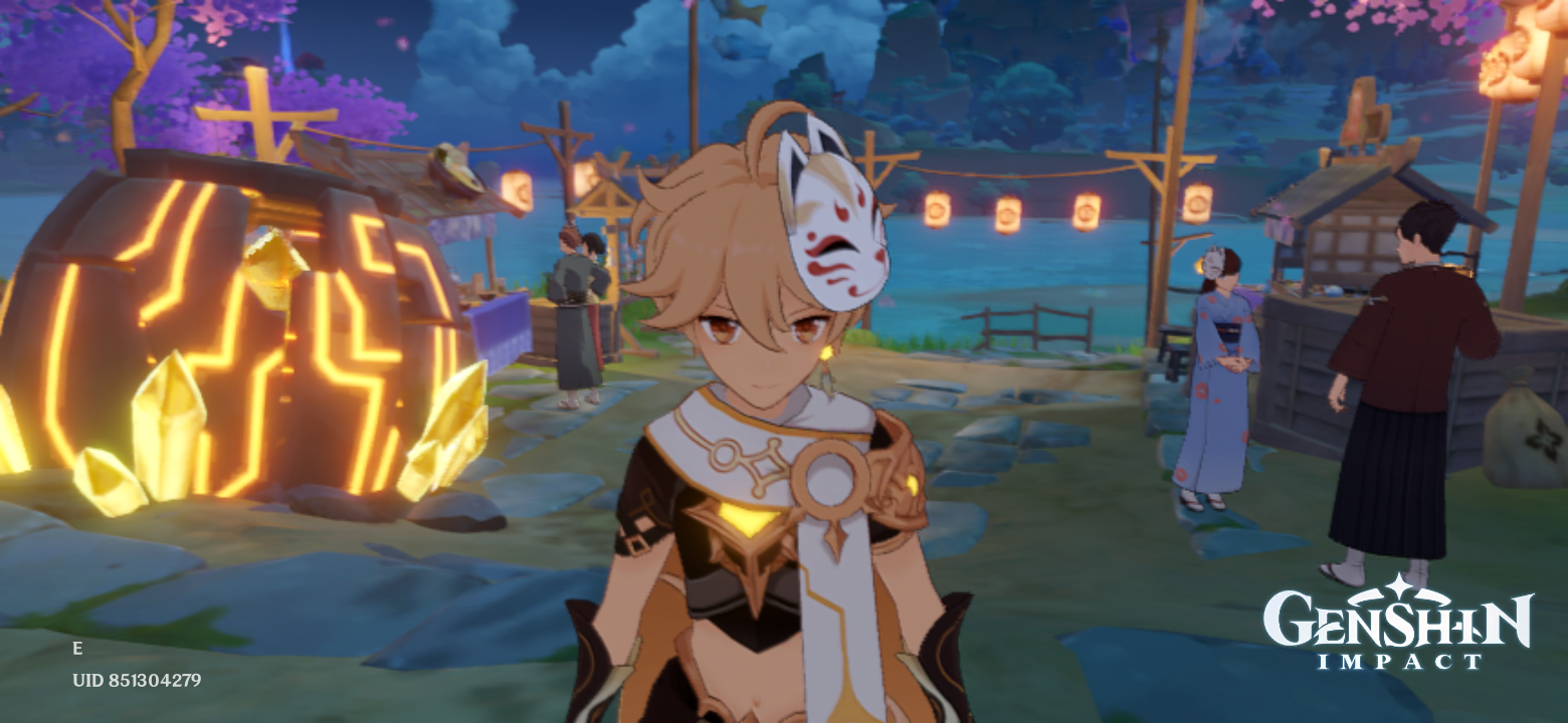 Aether with the mask Genshin Impact | HoYoLAB