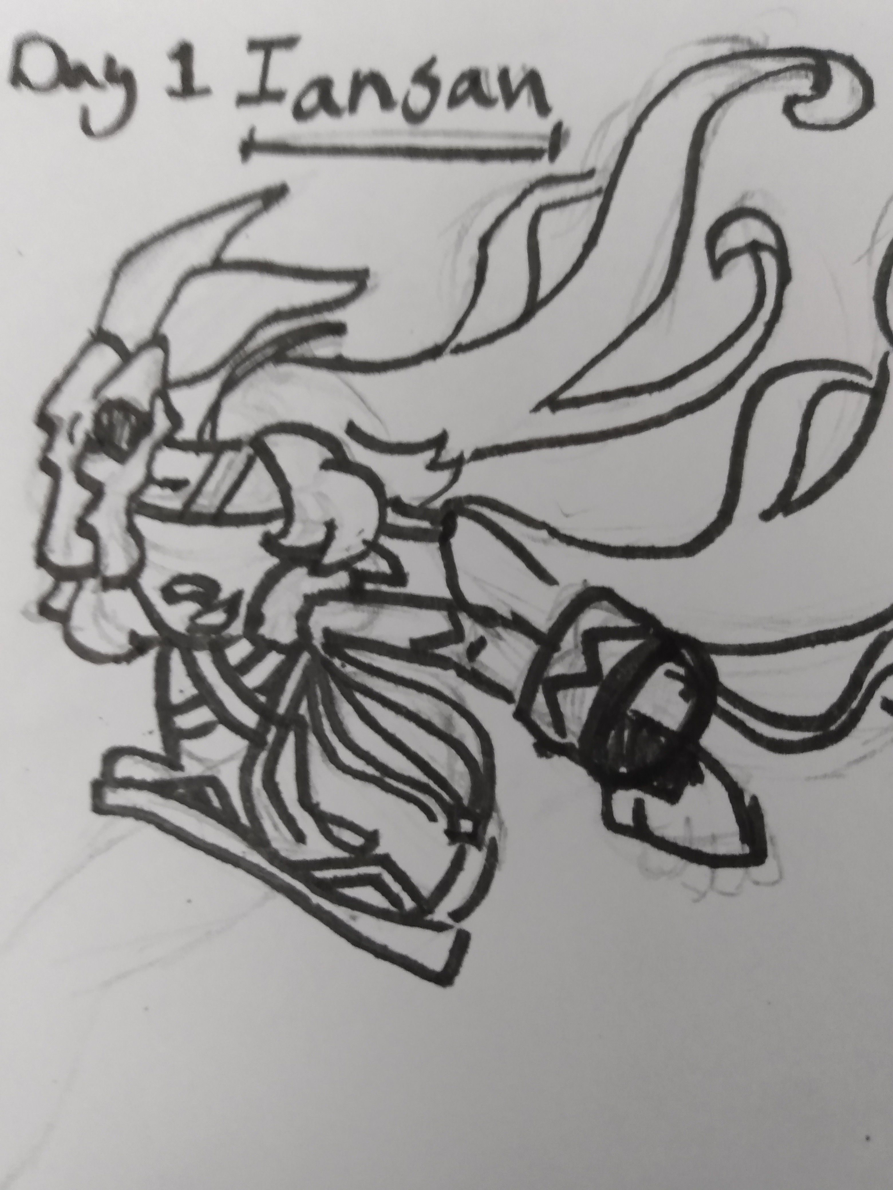 Drawing Iansan Day 1 Genshin Impact | HoYoLAB