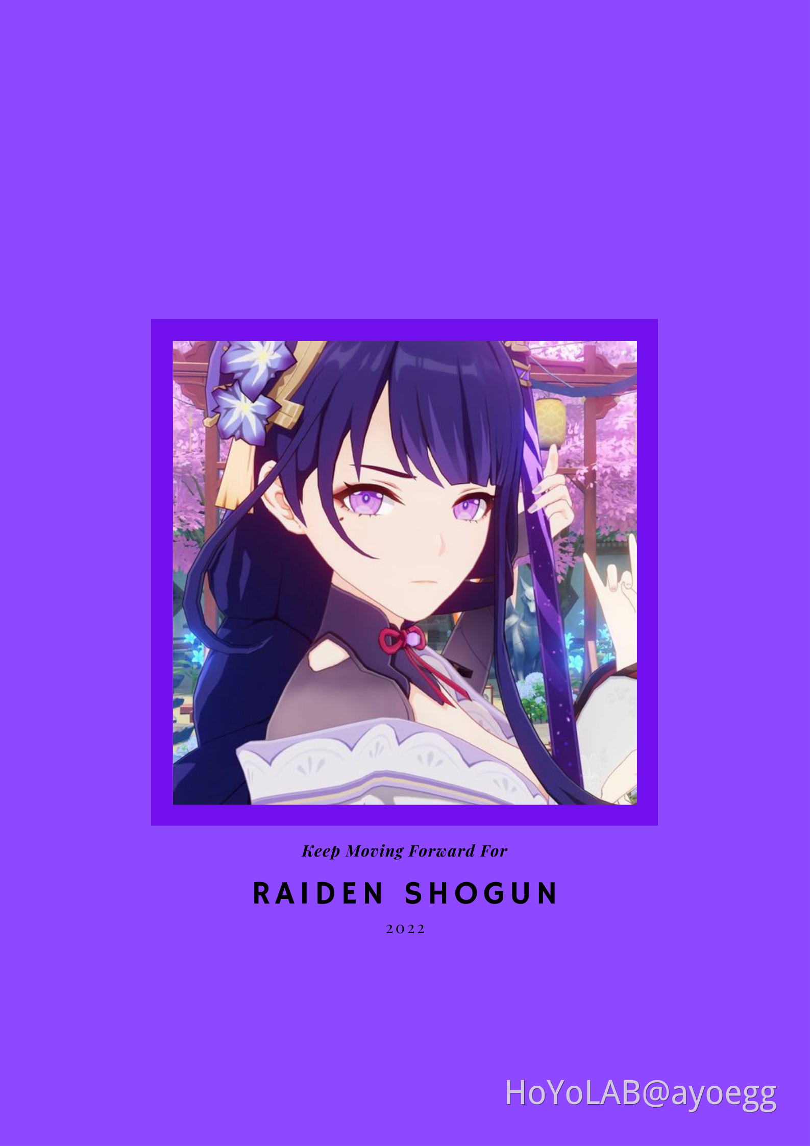 Keep Moving Forward For Raiden Shogun | Genshin Impact | HoYoLAB