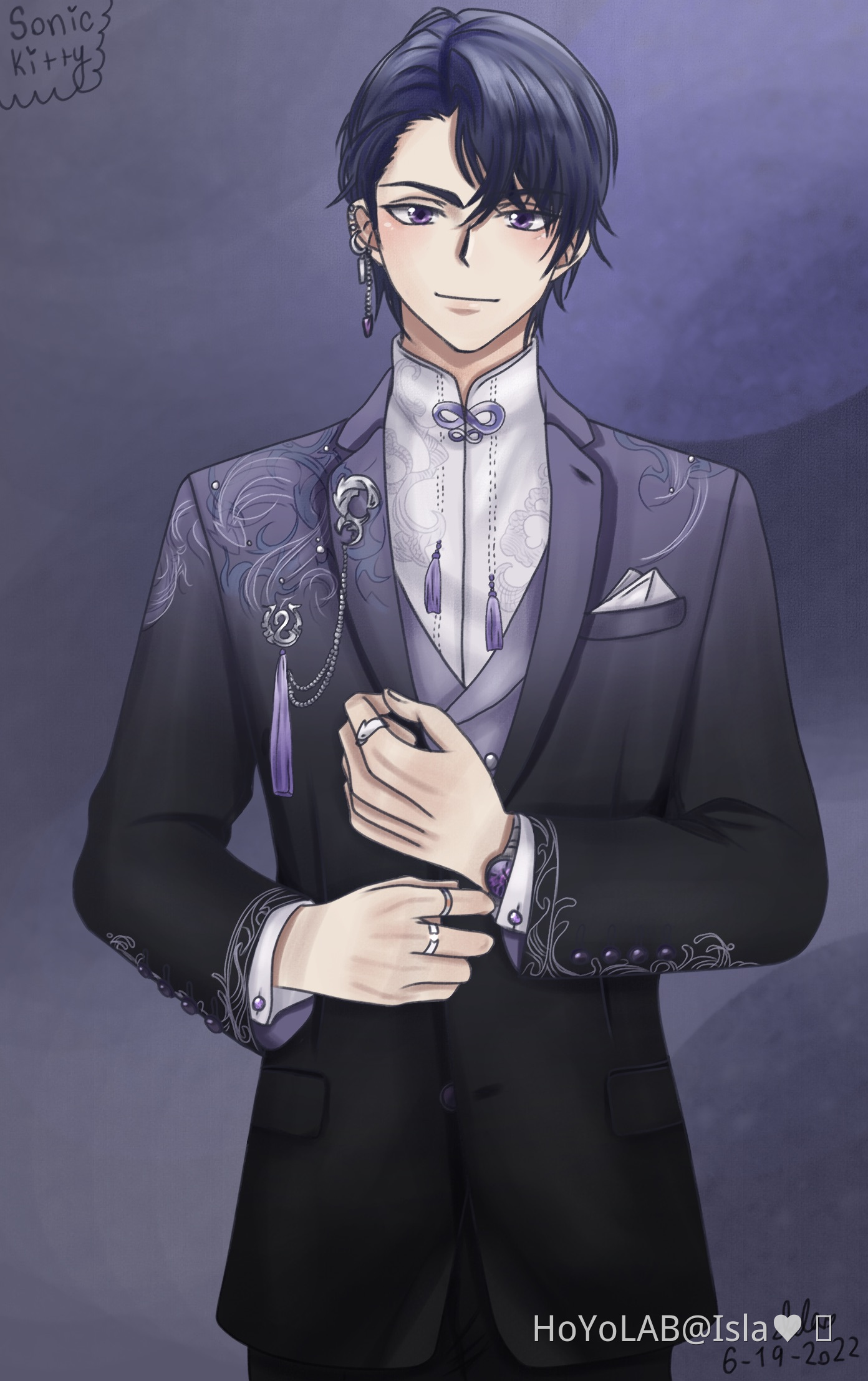 Marius fabulous feast fanart Tears of Themis | HoYoLAB