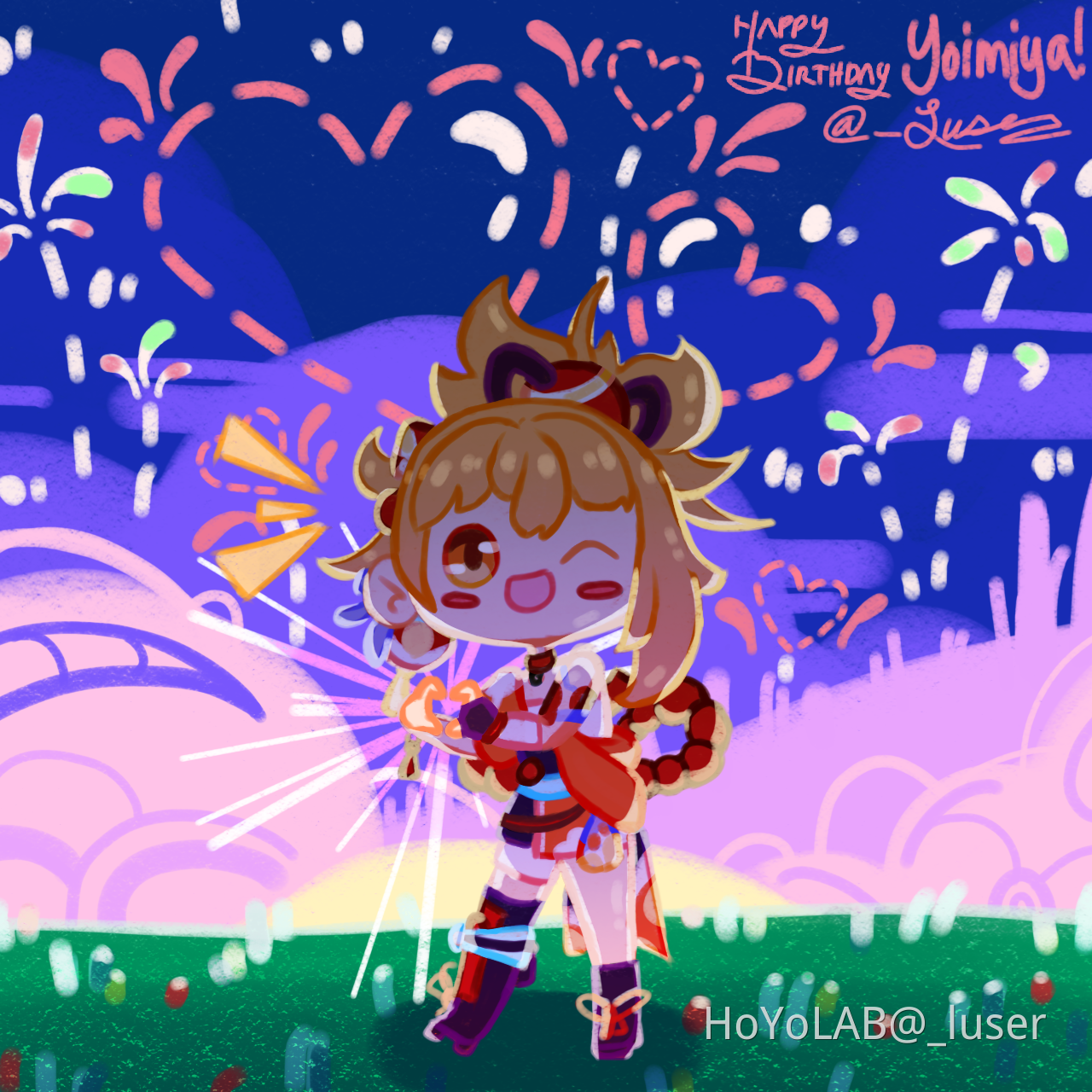 Happy Birthday Yoimiya! Genshin Impact | HoYoLAB